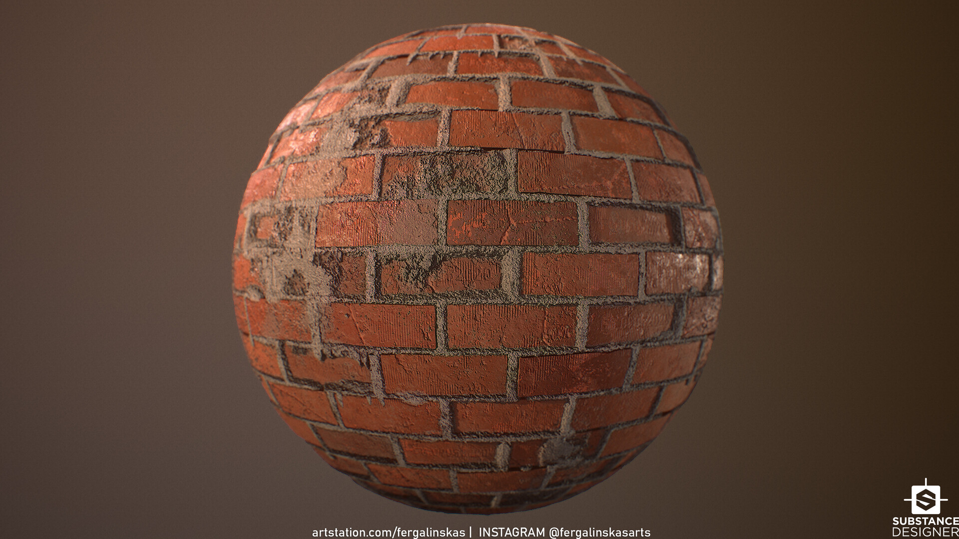 ArtStation - Wall Brick Material