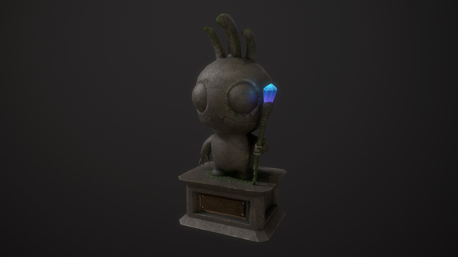 ArtStation - Stylized Monster Statue