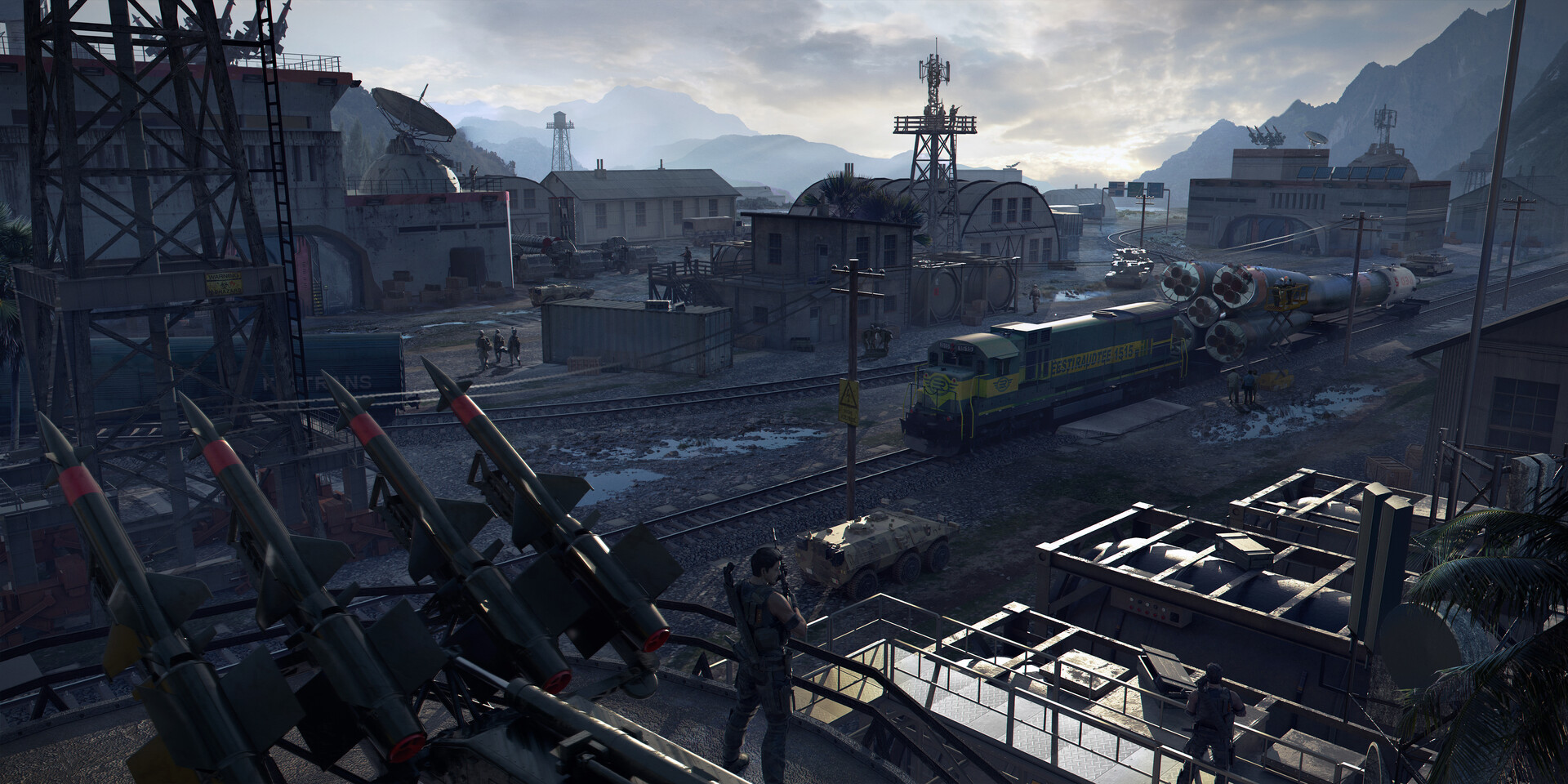 ArtStation - Railway Military Stronghold