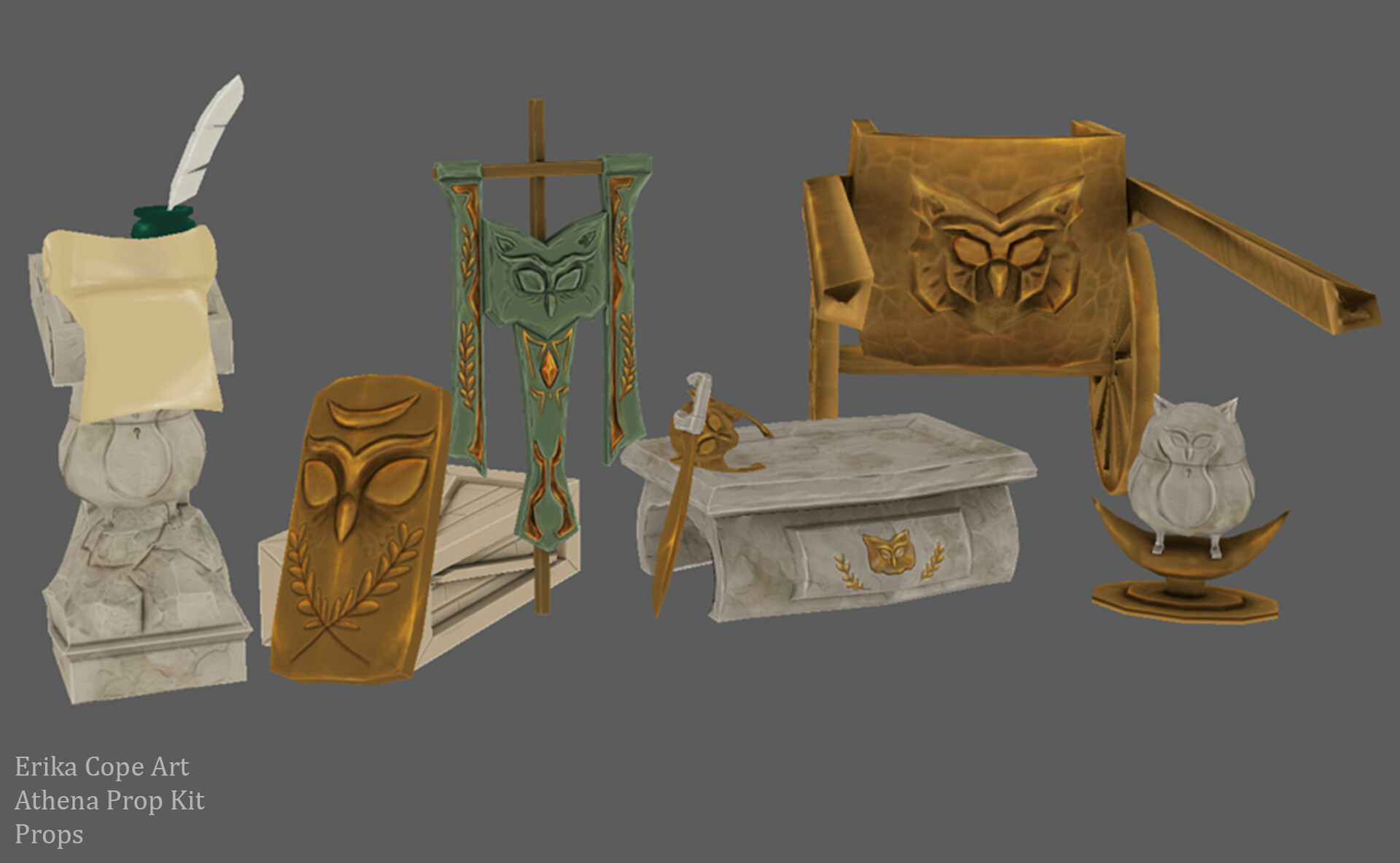 ArtStation - Athena Prop Kit