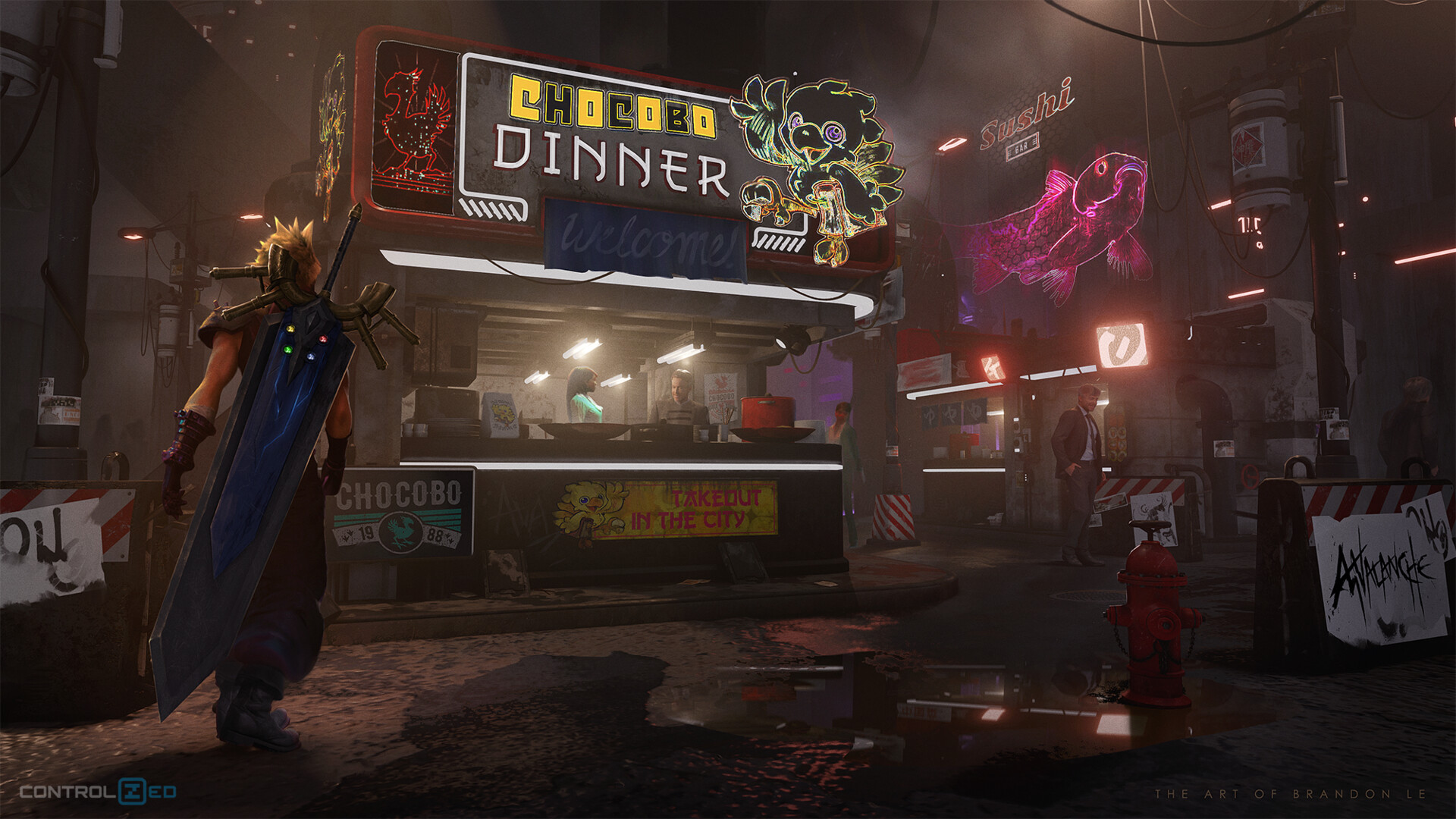 ArtStation - FF7 Fan Art