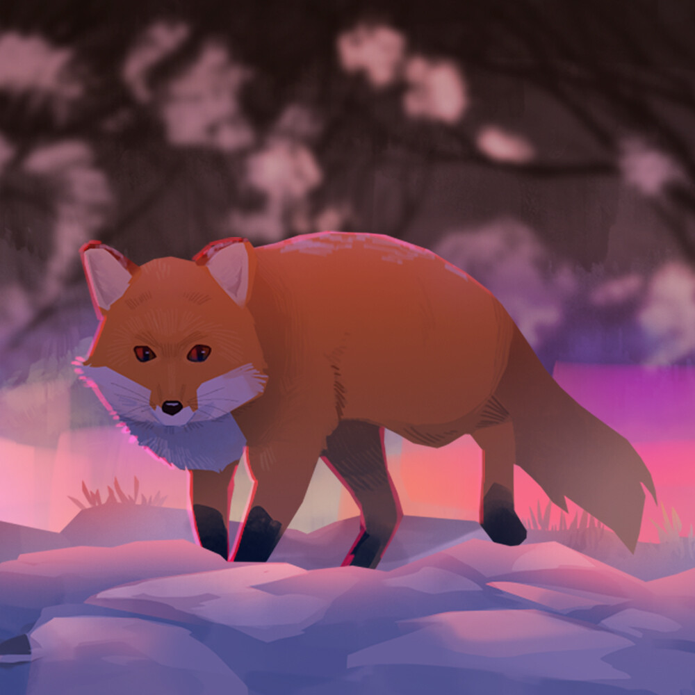 ArtStation - Fox study