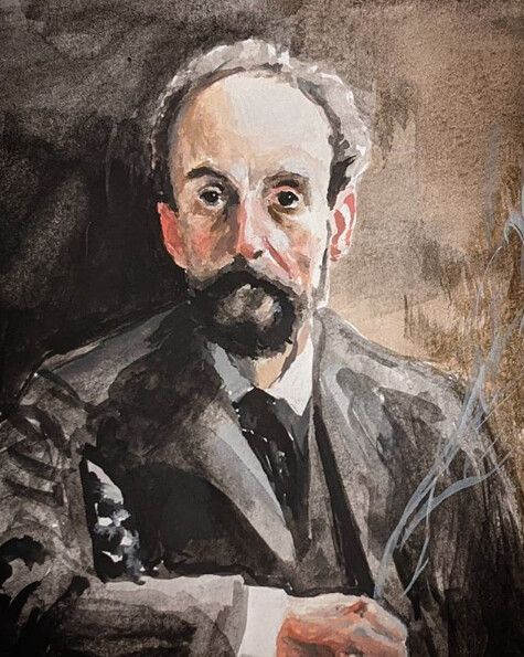 ArtStation - Zorn study (in gouache)