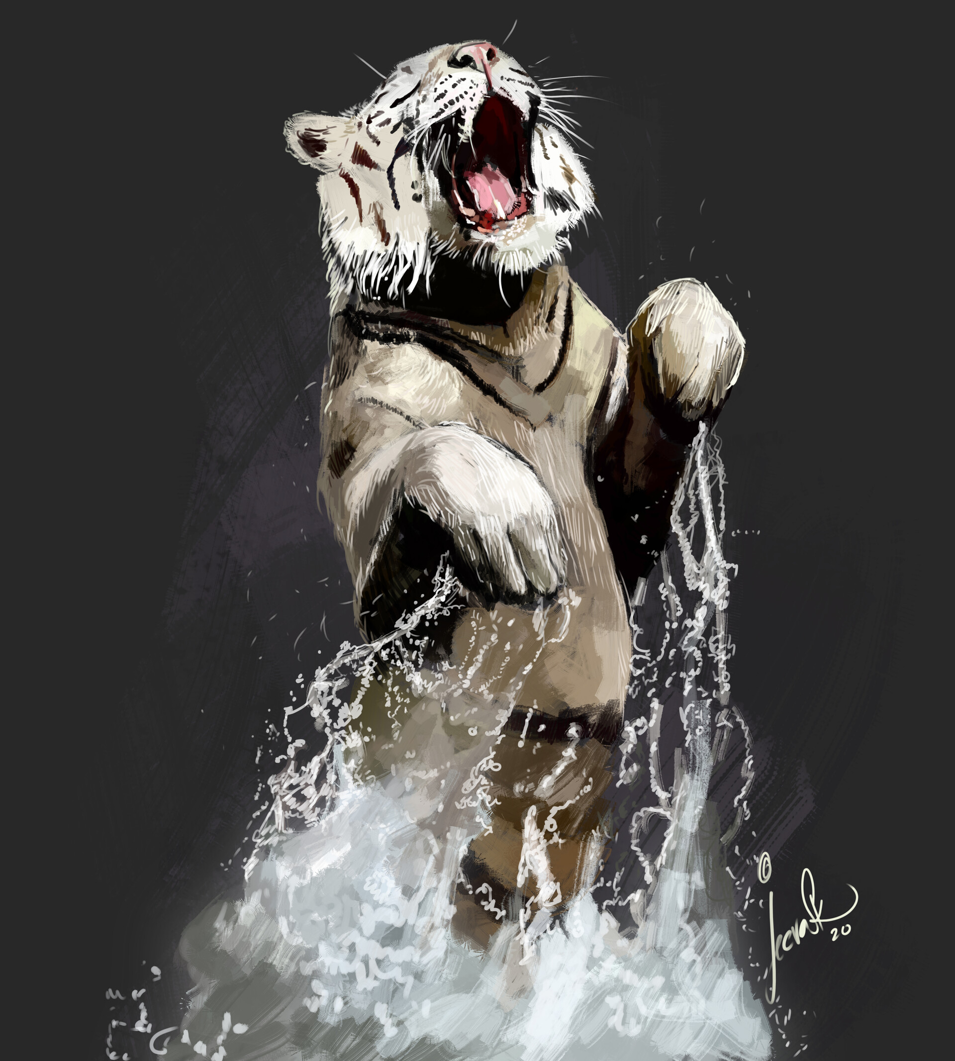 ArtStation - White Tiger