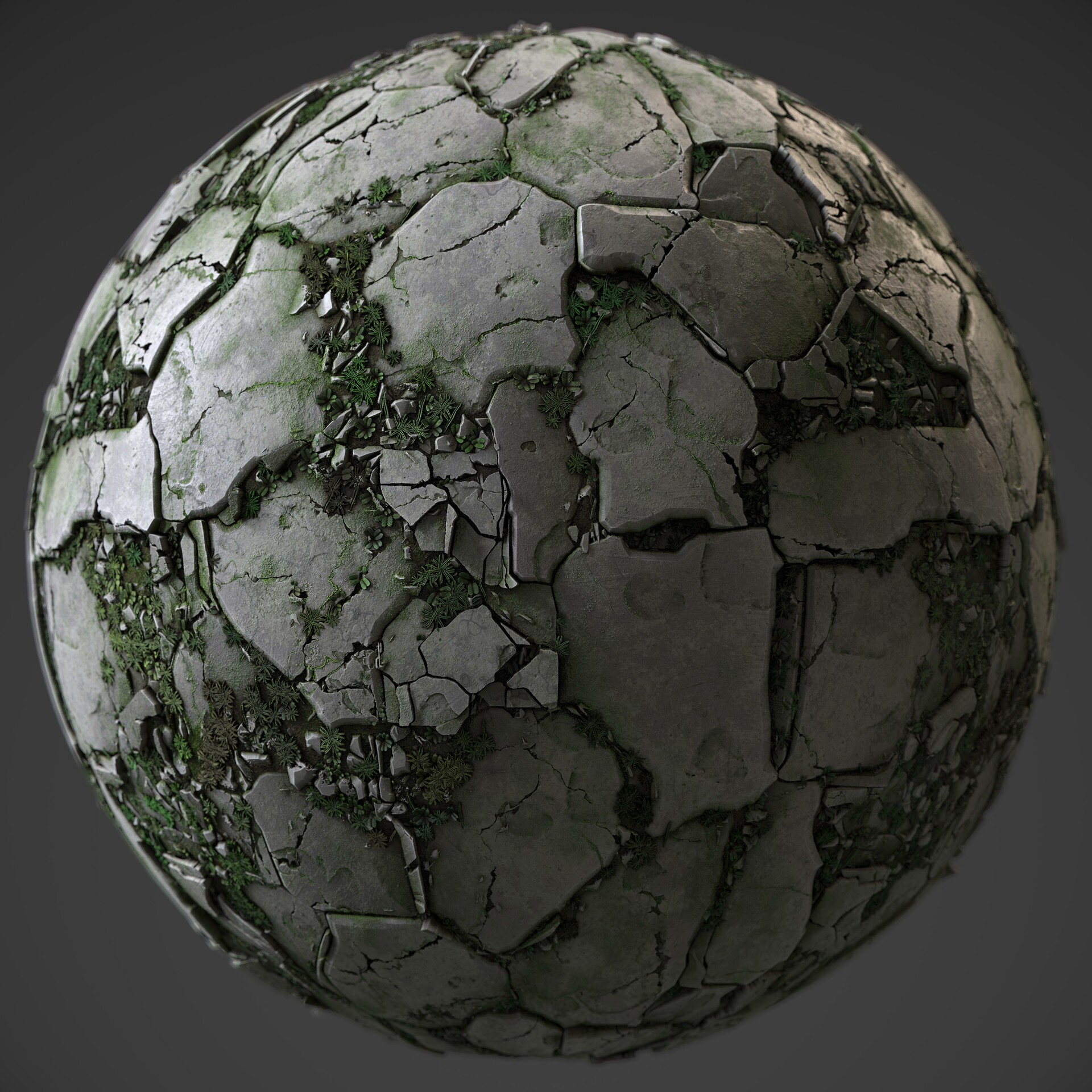 ArtStation - Broken Concrete - Substance Designer
