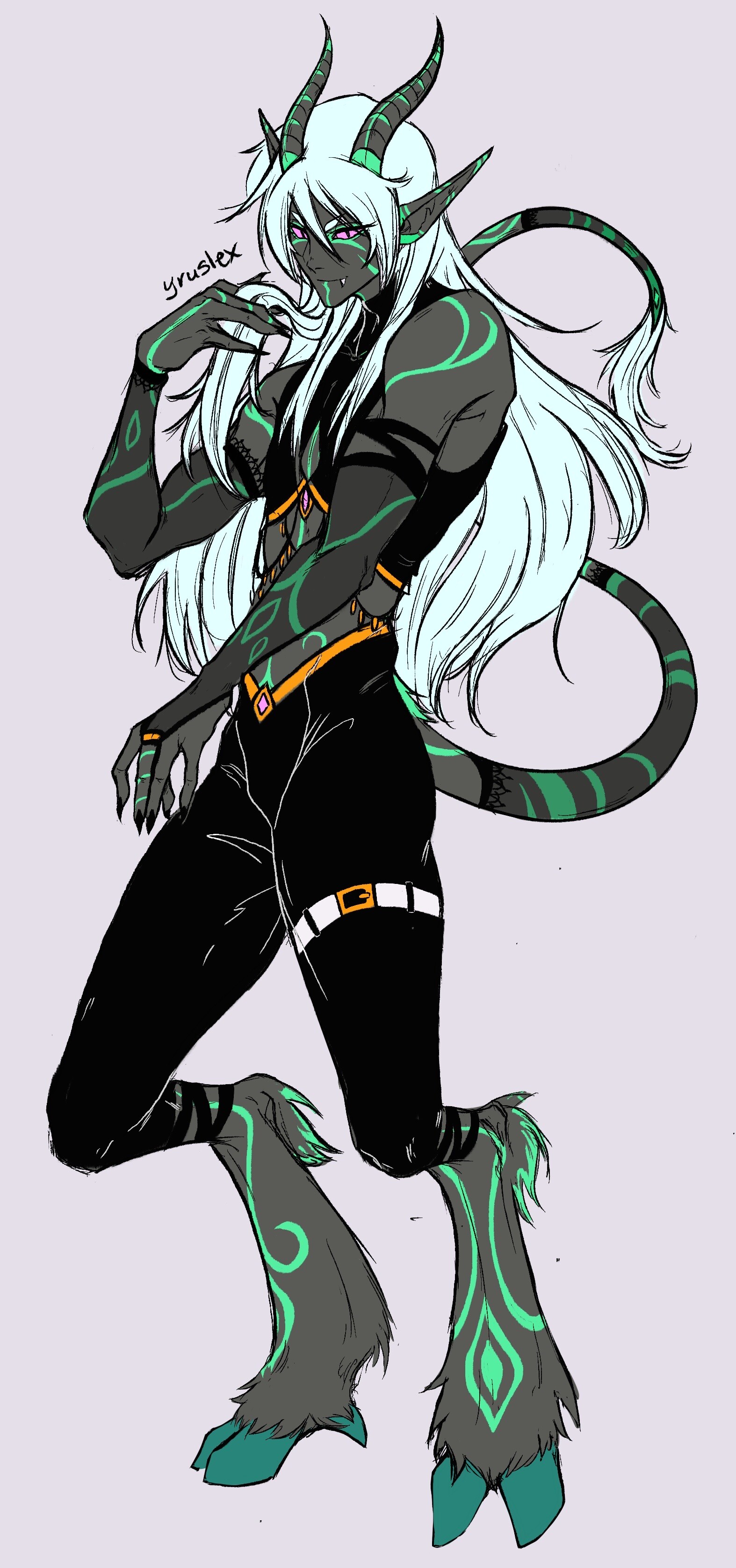 ArtStation - Demon adoptable (Sold)