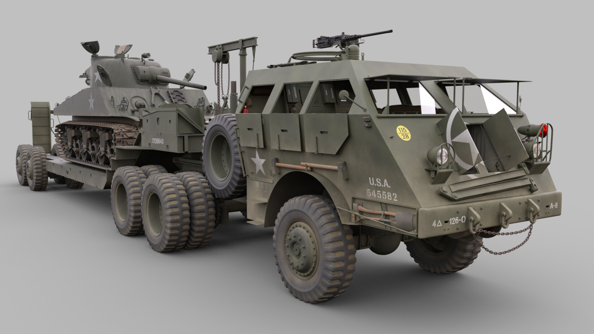 Westfield 3d - M25 "Dragon Wagon" Tank Transporter