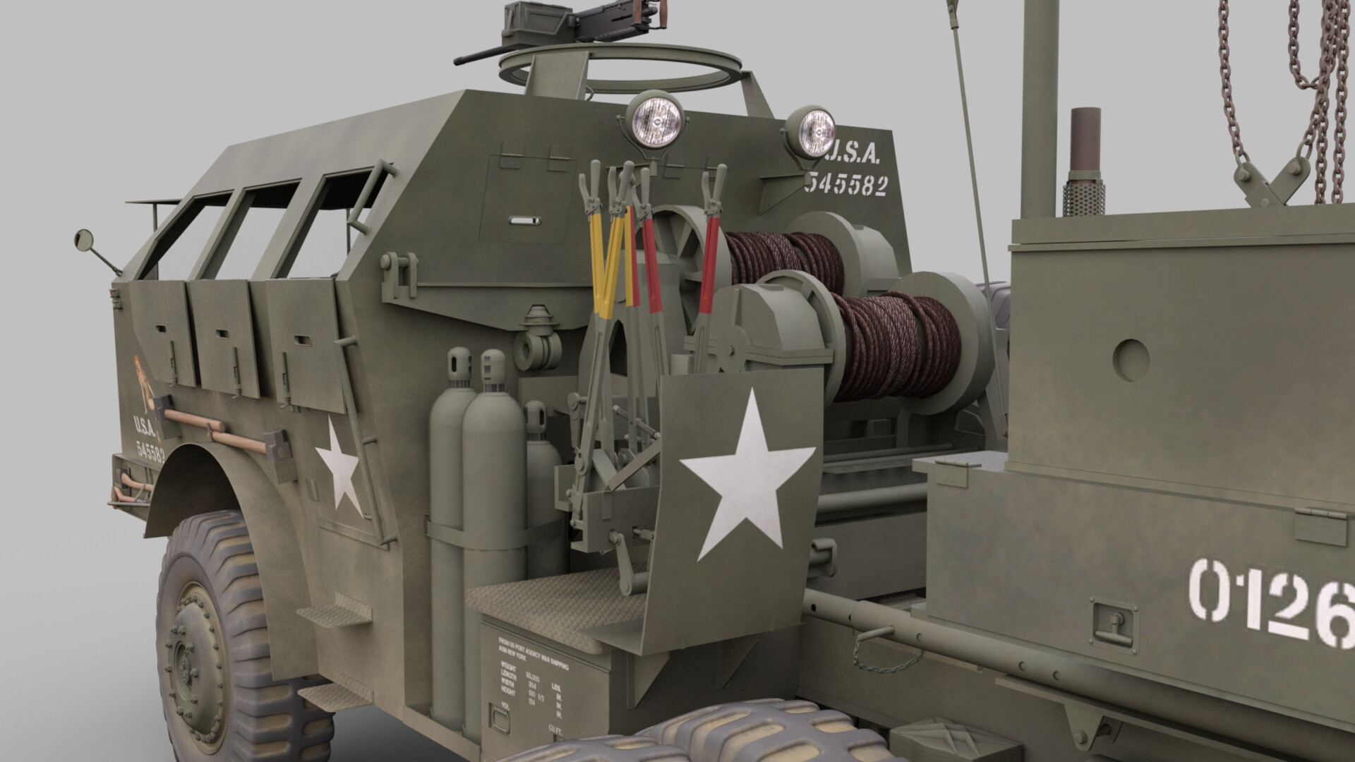 Westfield 3d - M25 "Dragon Wagon" Tank Transporter