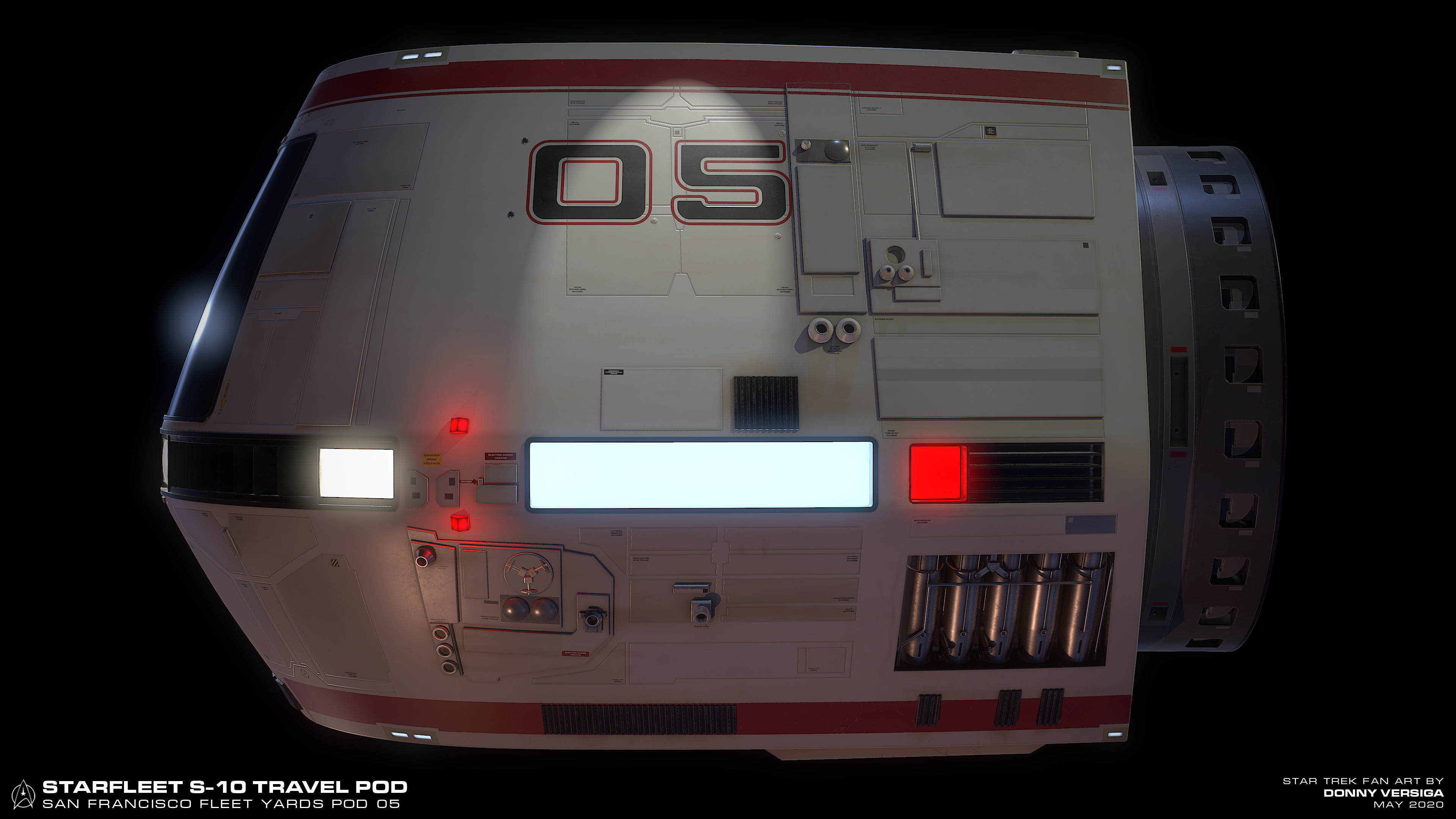 Donny Versiga - Starfleet S-10 Travel Pod