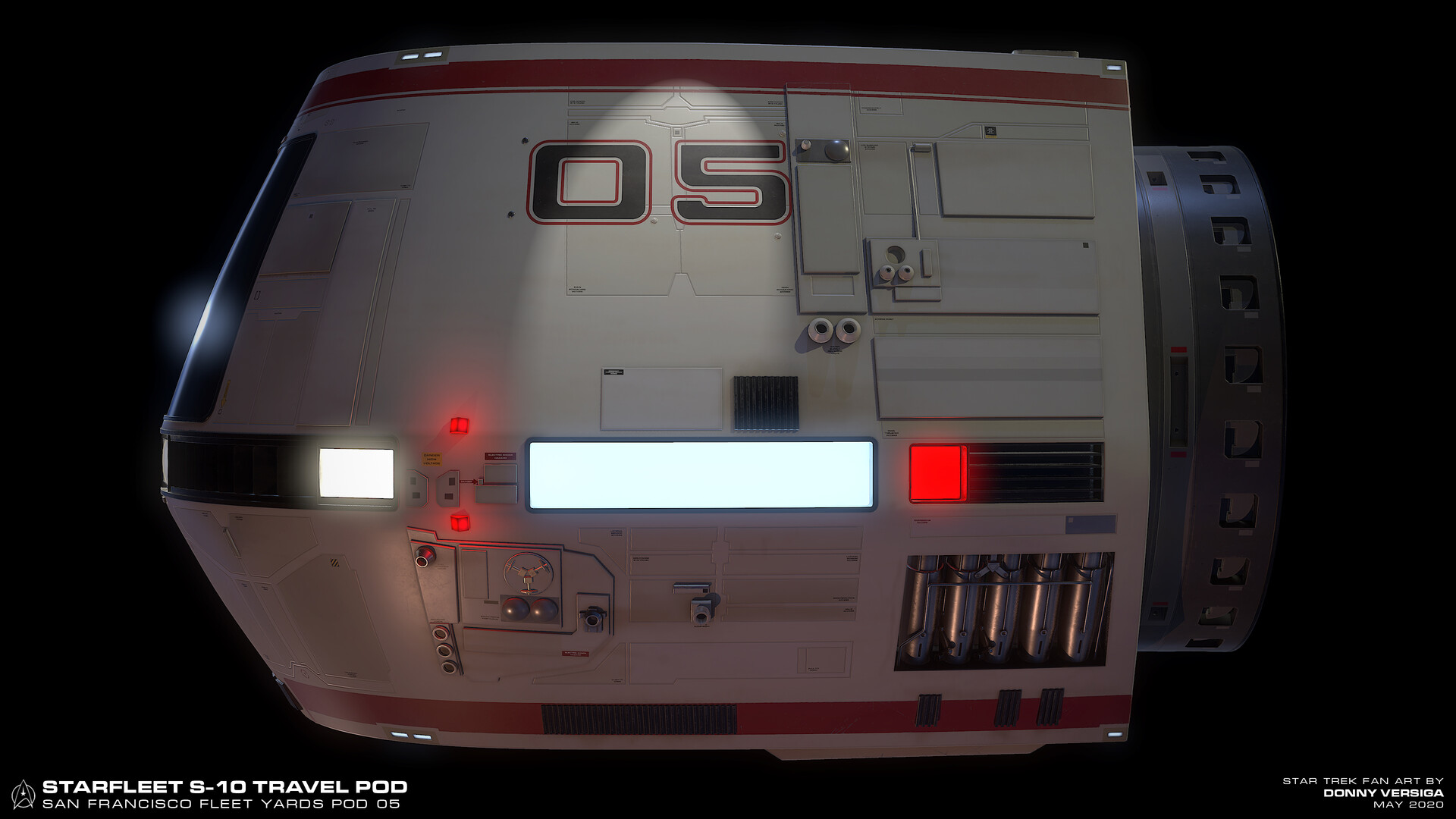 Donny Versiga - Starfleet S-10 Travel Pod