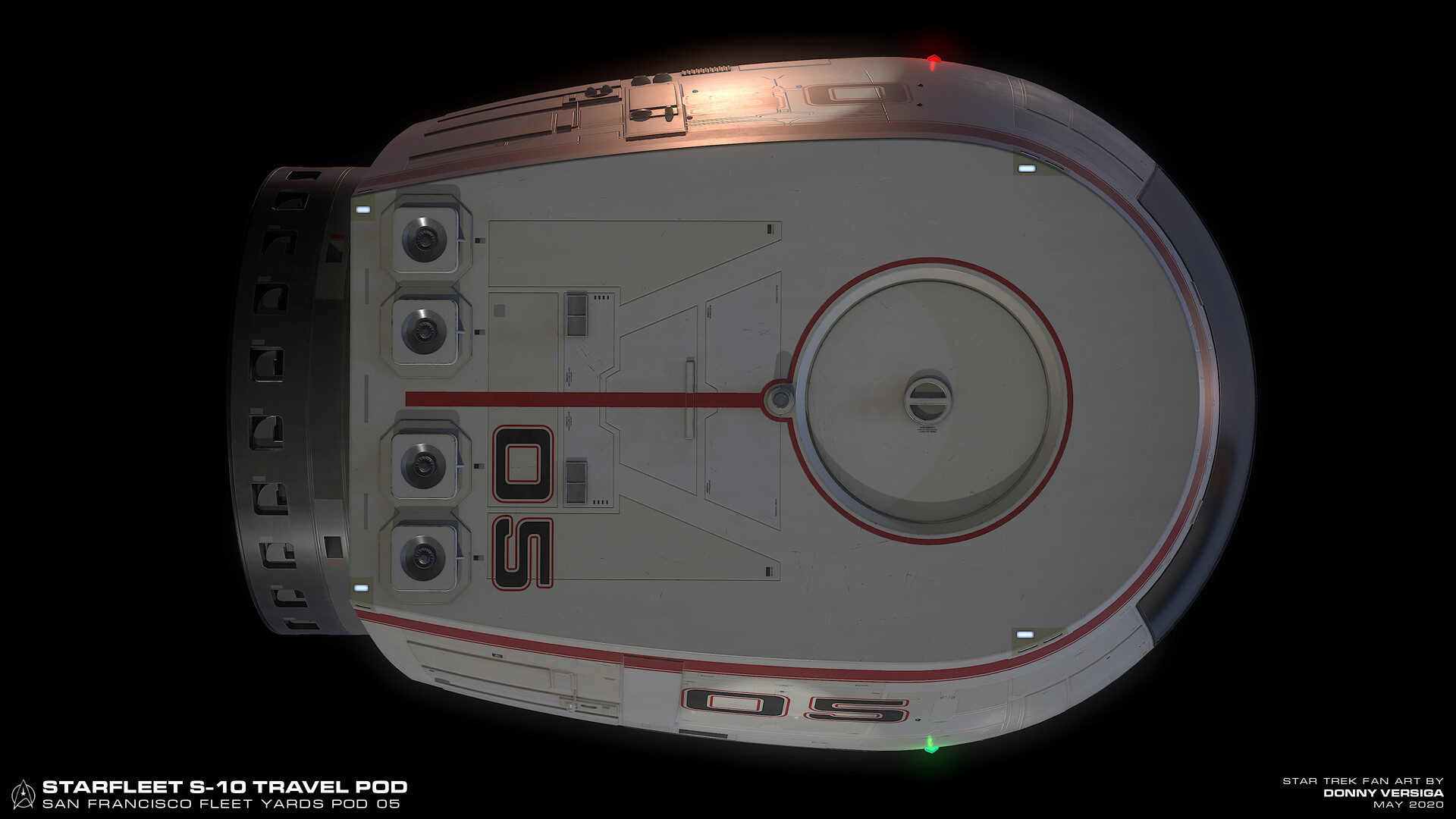 Donny Versiga - Starfleet S-10 Travel Pod