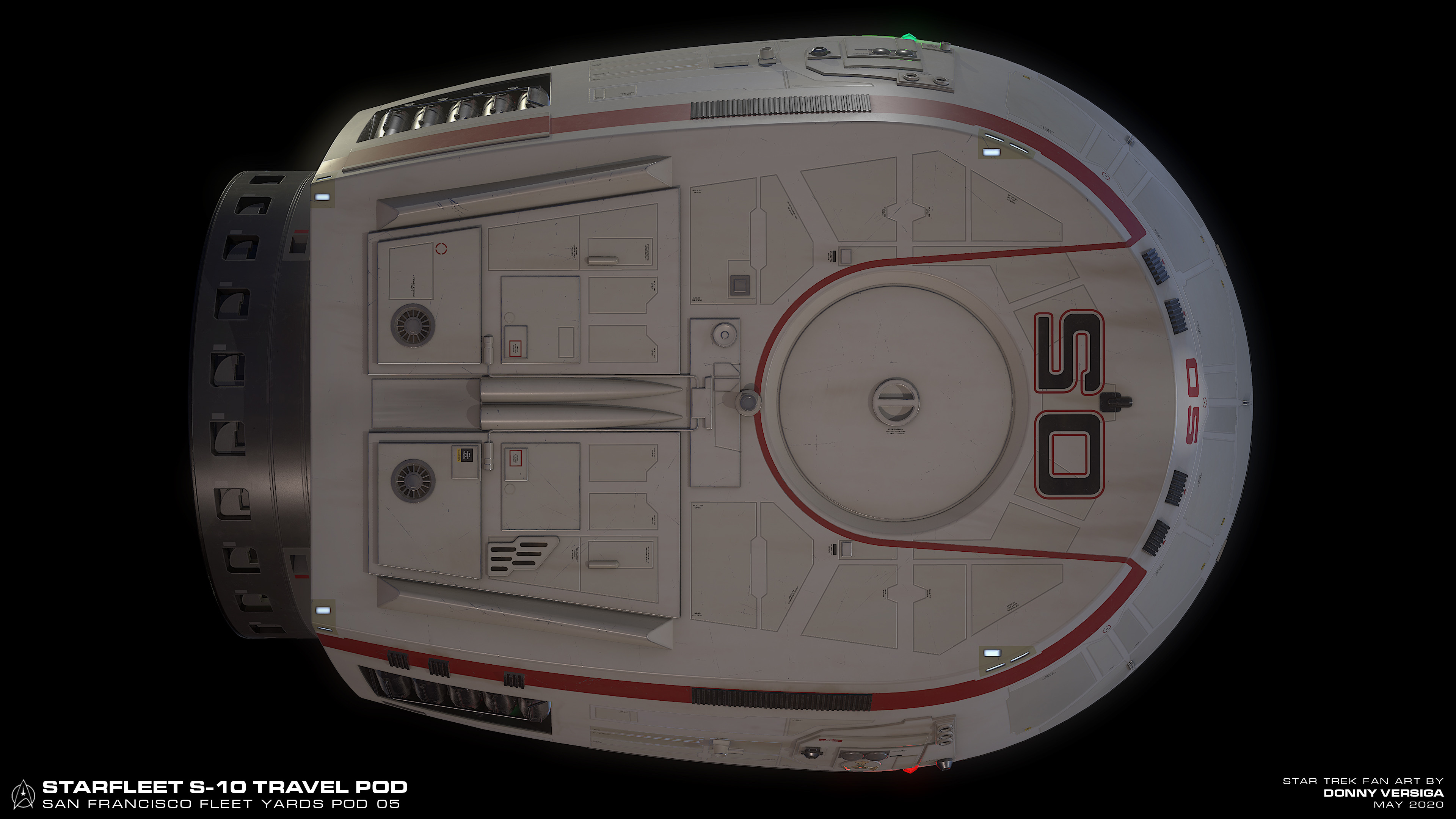 Donny Versiga - Starfleet S-10 Travel Pod