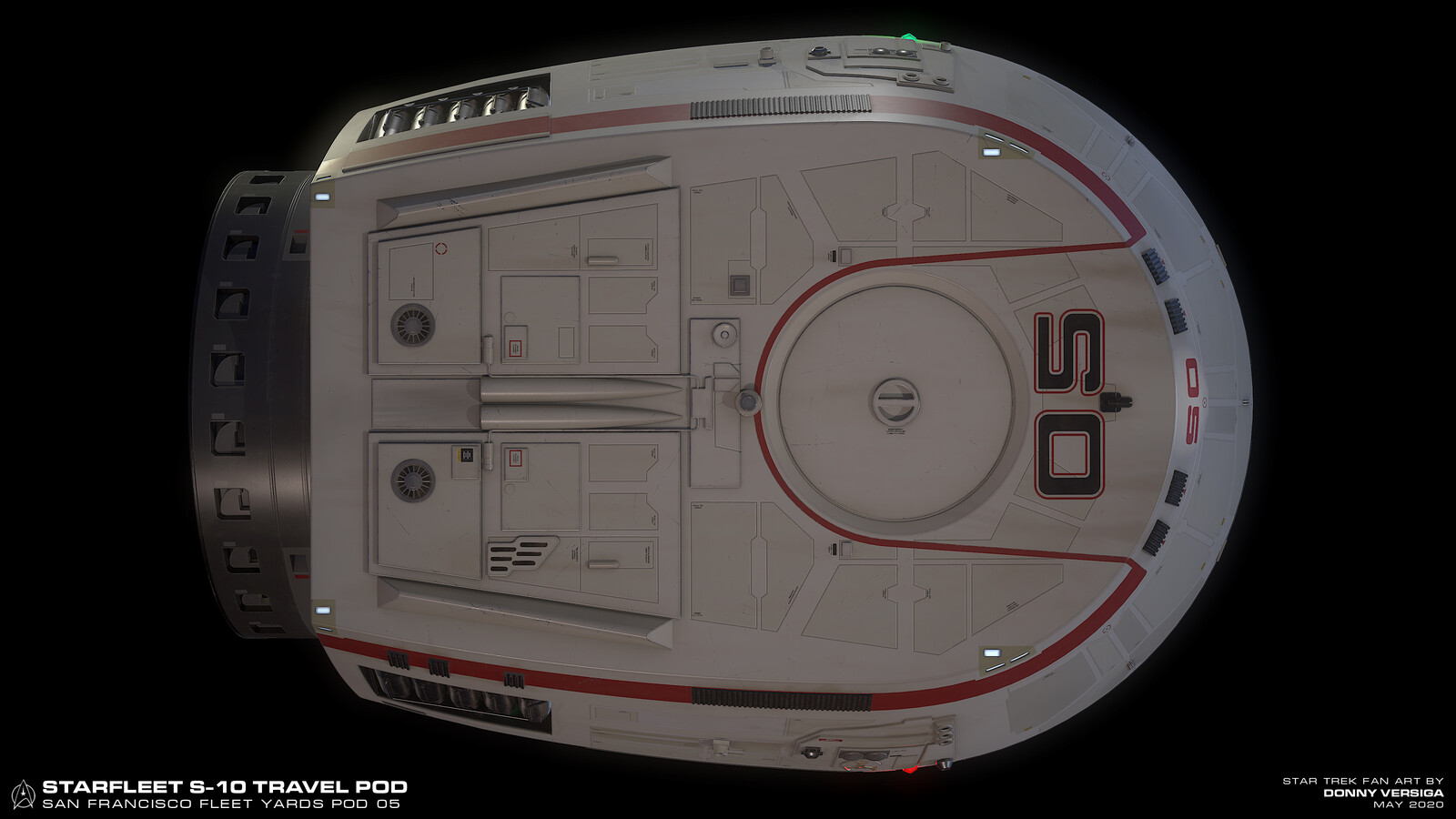 Donny Versiga - Starfleet S-10 Travel Pod