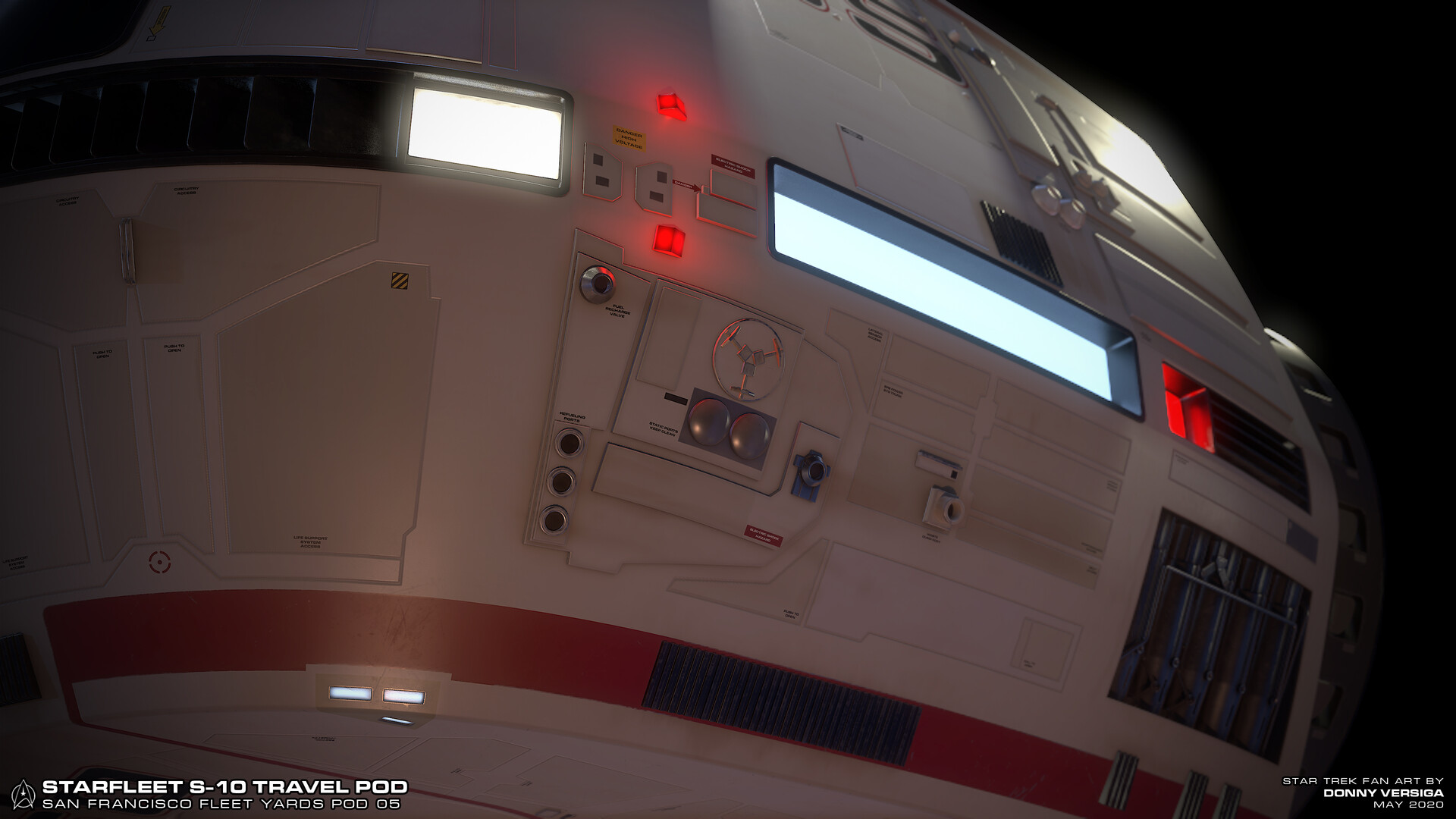 Donny Versiga - Starfleet S-10 Travel Pod