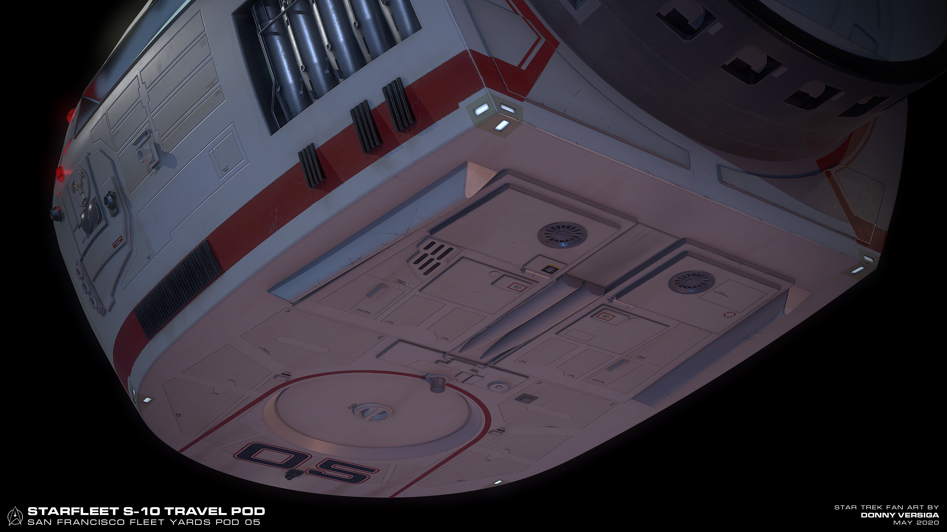 Donny Versiga - Starfleet S-10 Travel Pod