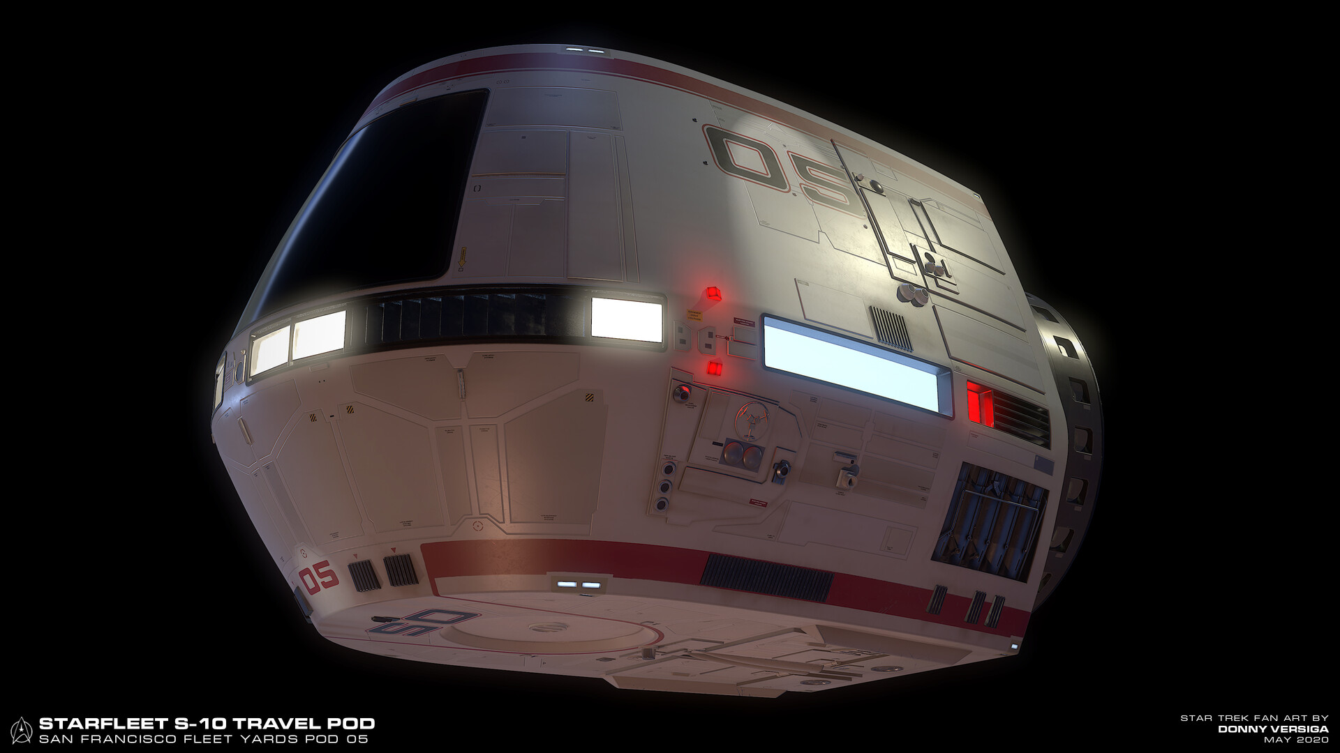 Donny Versiga - Starfleet S-10 Travel Pod