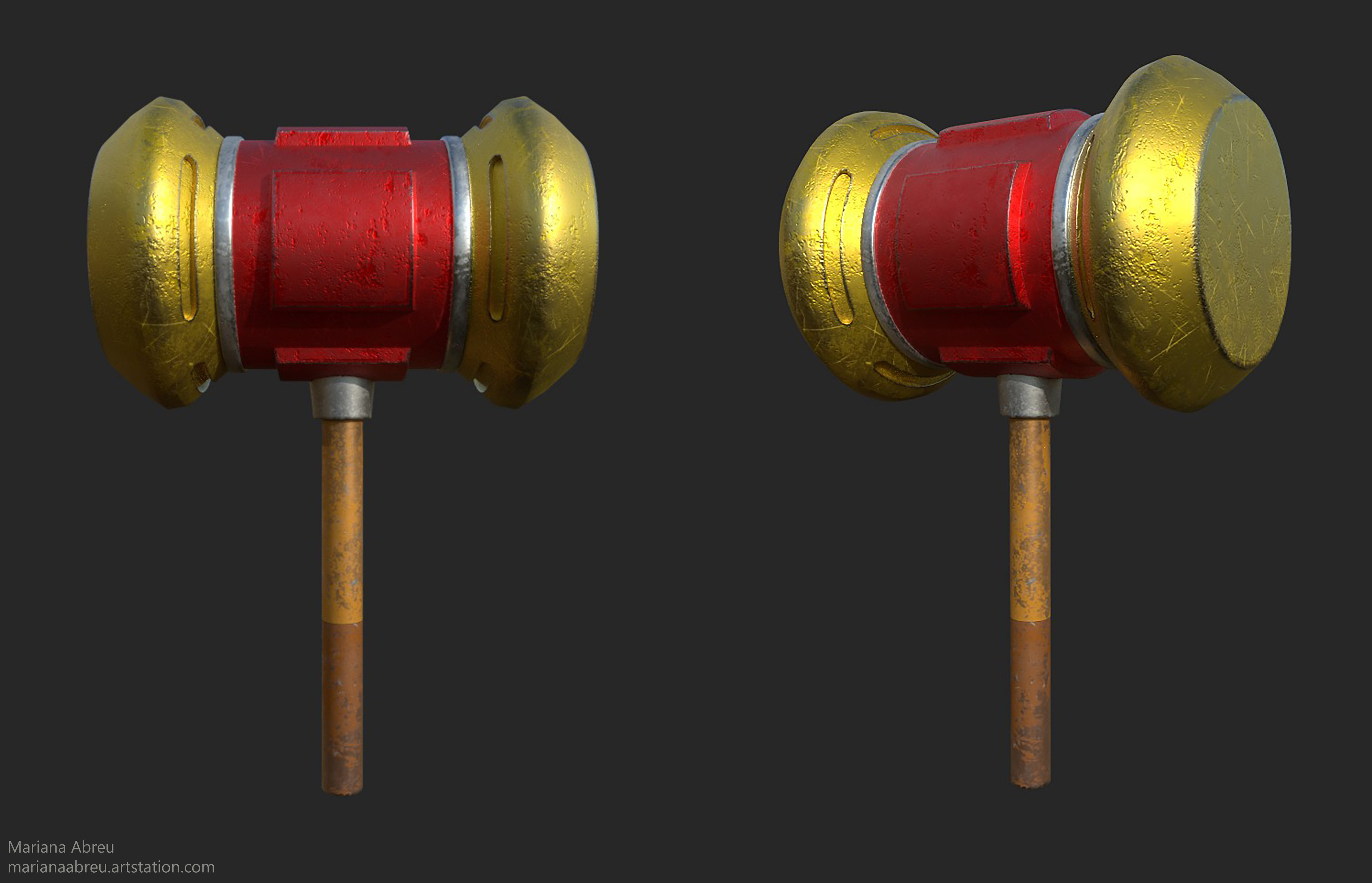 Mariana Abreu Illustrator and animator - Amy's Piko Piko Hammer (Fan Art)