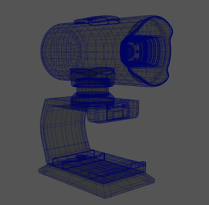 Daniel Esquivel - Webcam 3D Hard Surface Modeling exercise