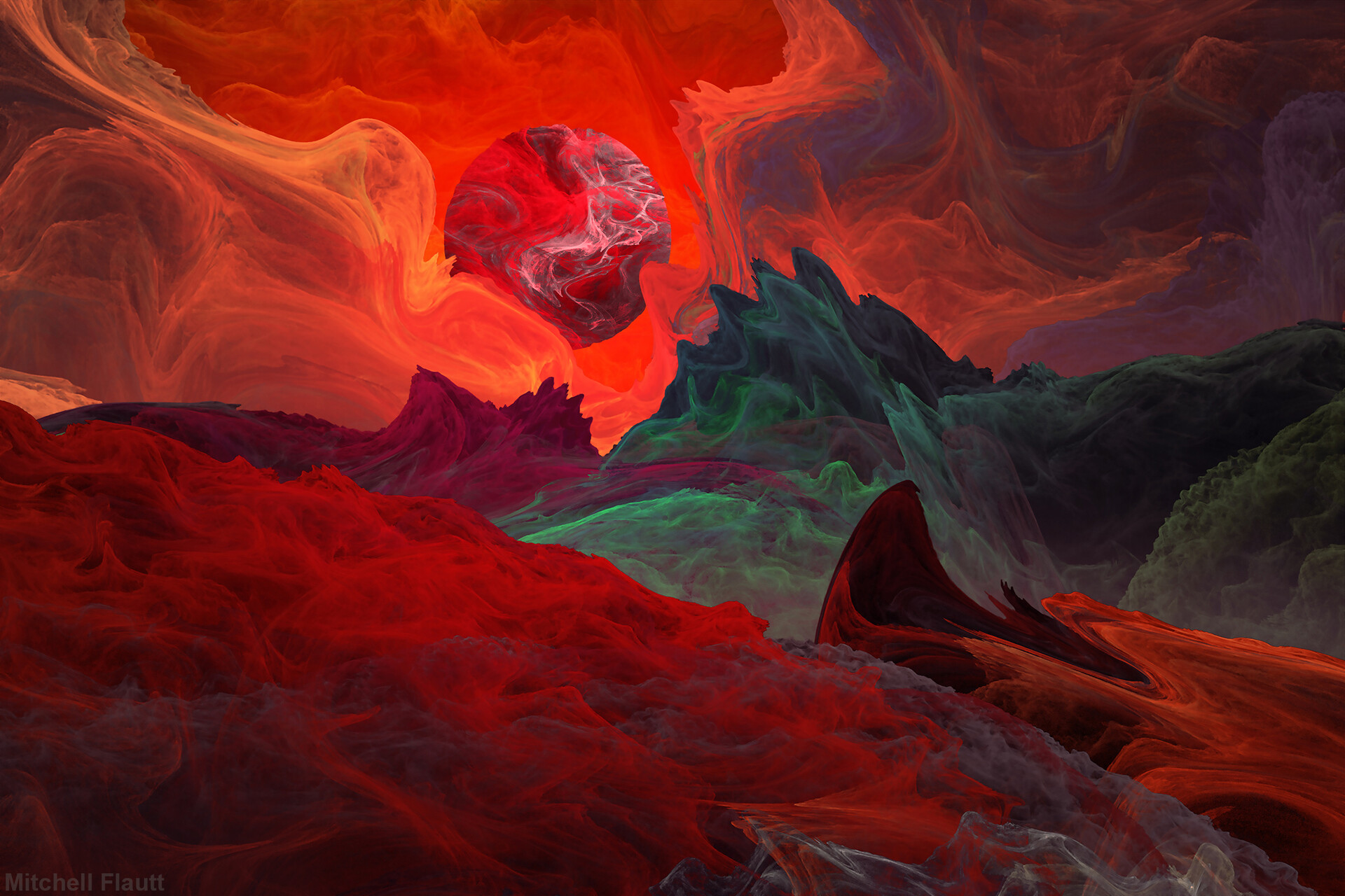 ArtStation - Blood Moon Rising