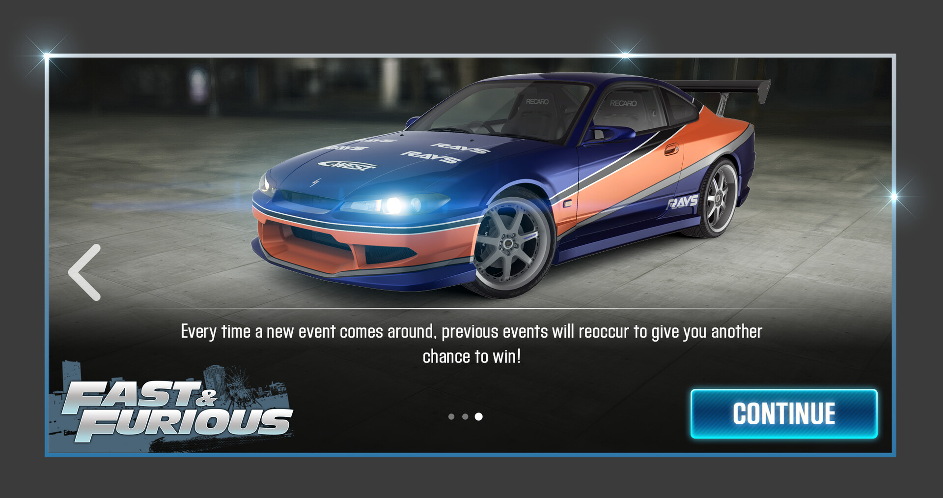 Alexis Evans - CSR2: Fast and Furious Event 2