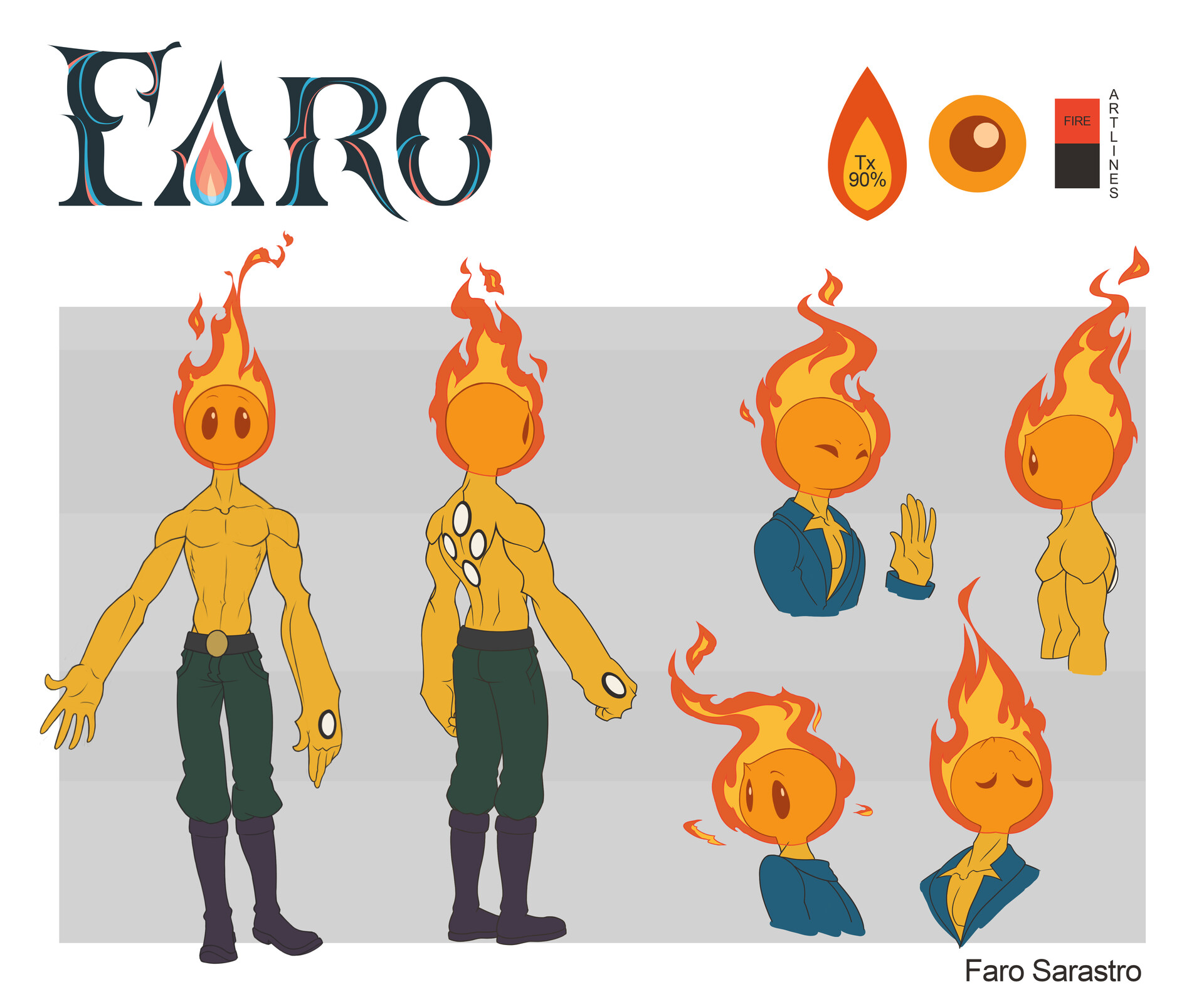 ArtStation - Character Sheet - Faro