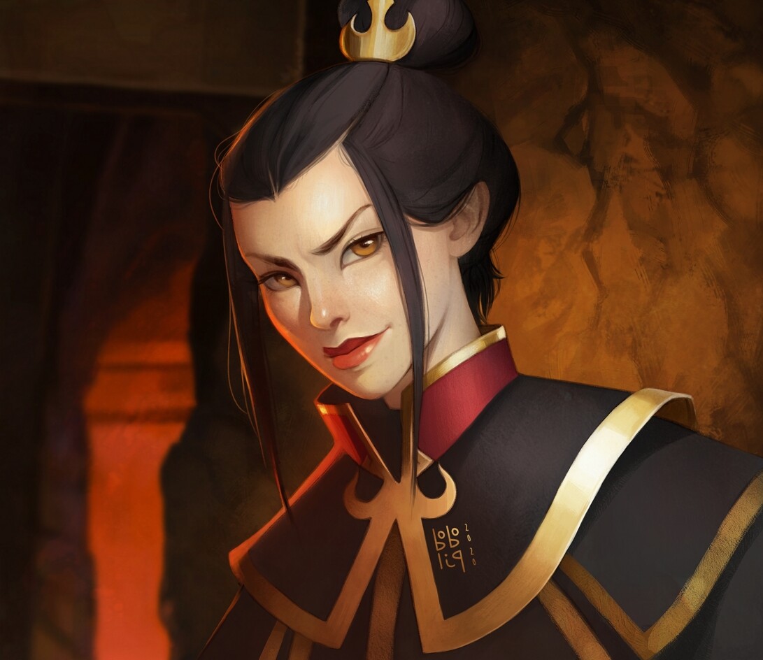 ArtStation - Azula screencap redraw fanart