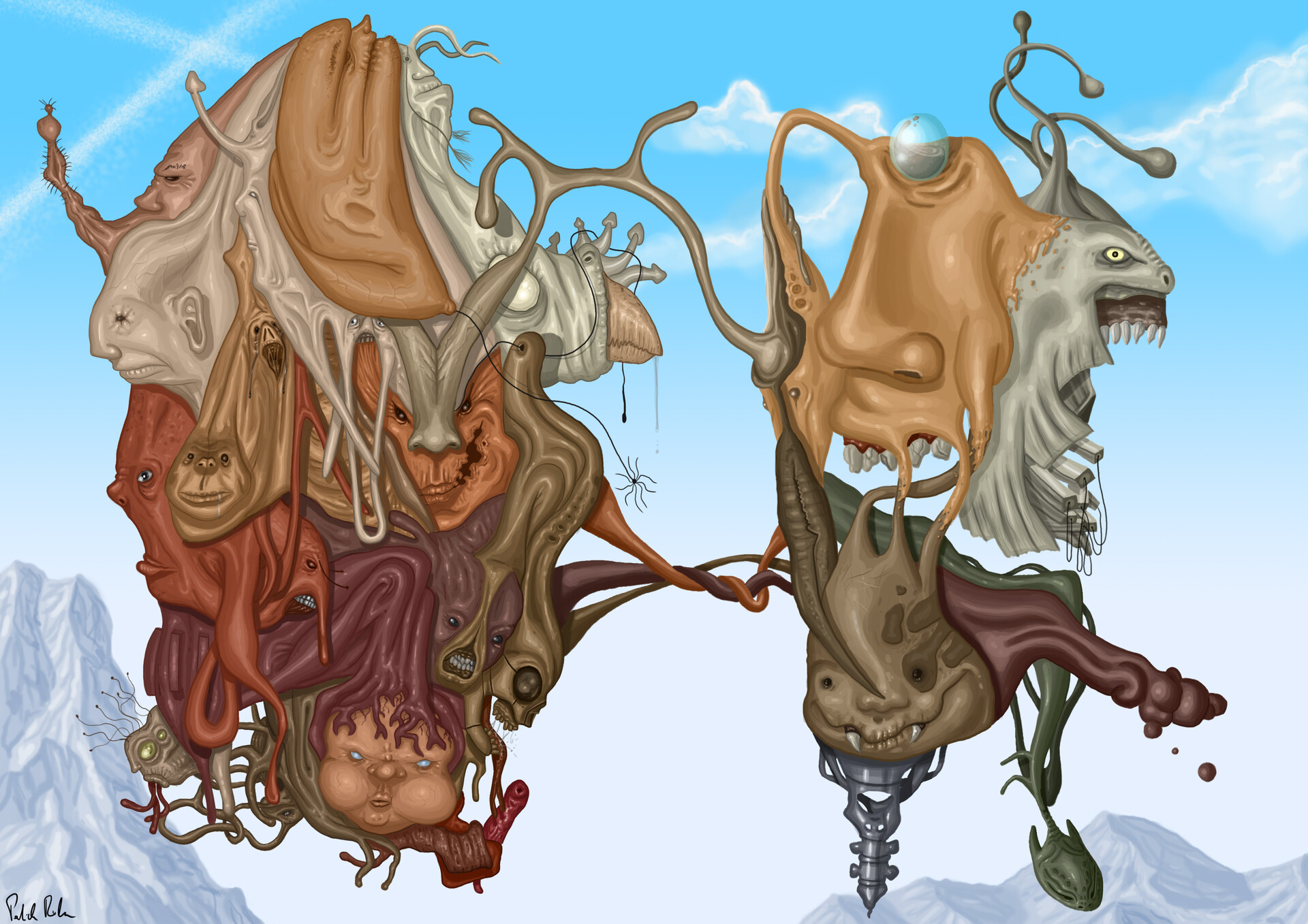 ArtStation - Wall of Insanity