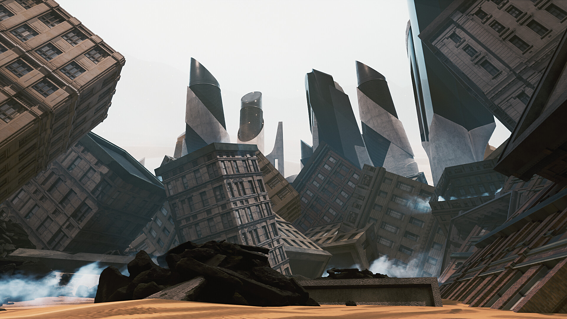 ArtStation - City Destruction