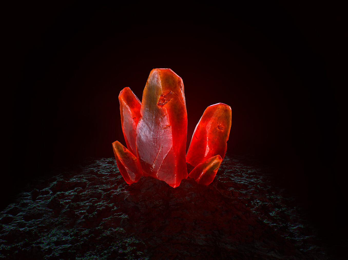 ArtStation - Red Crystal