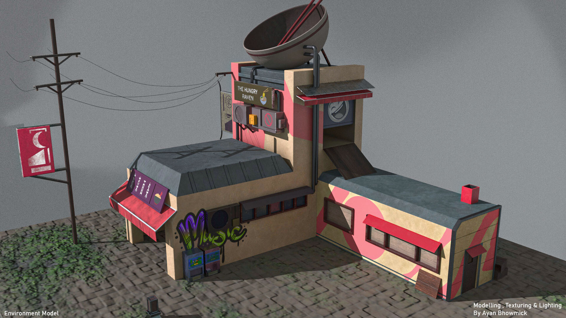 Ayan Bhowmick - Environment Concept Art (Autodesk Maya Model and ...