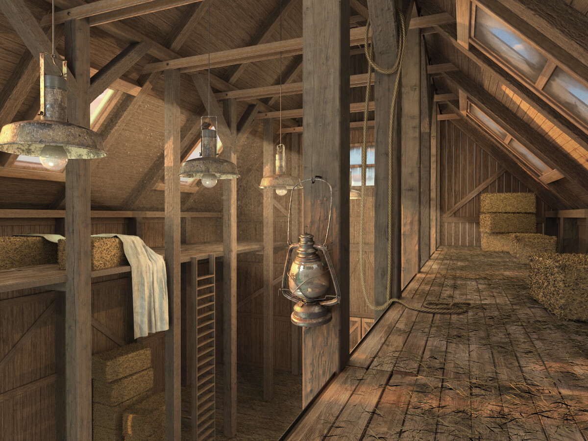 ArtStation - Barn