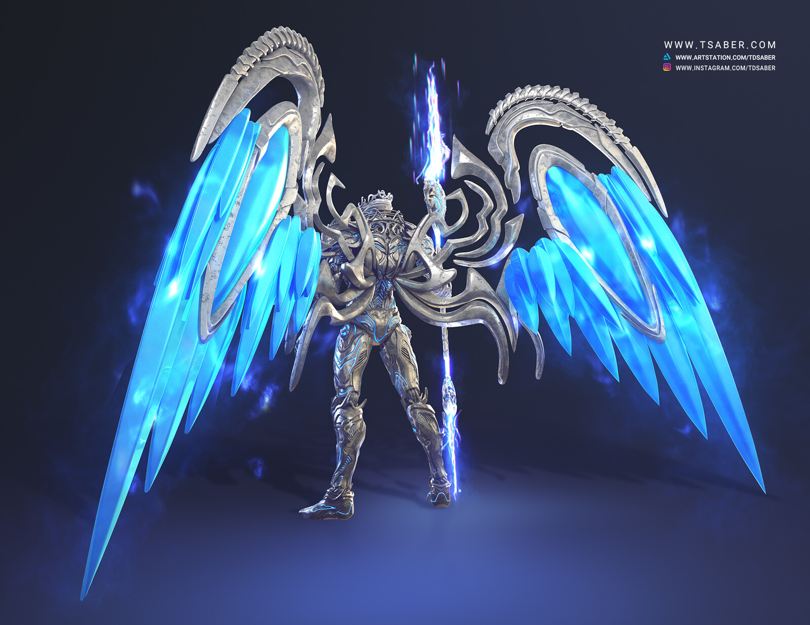 Taregh Saber - Divine Alpha - 3d robot model