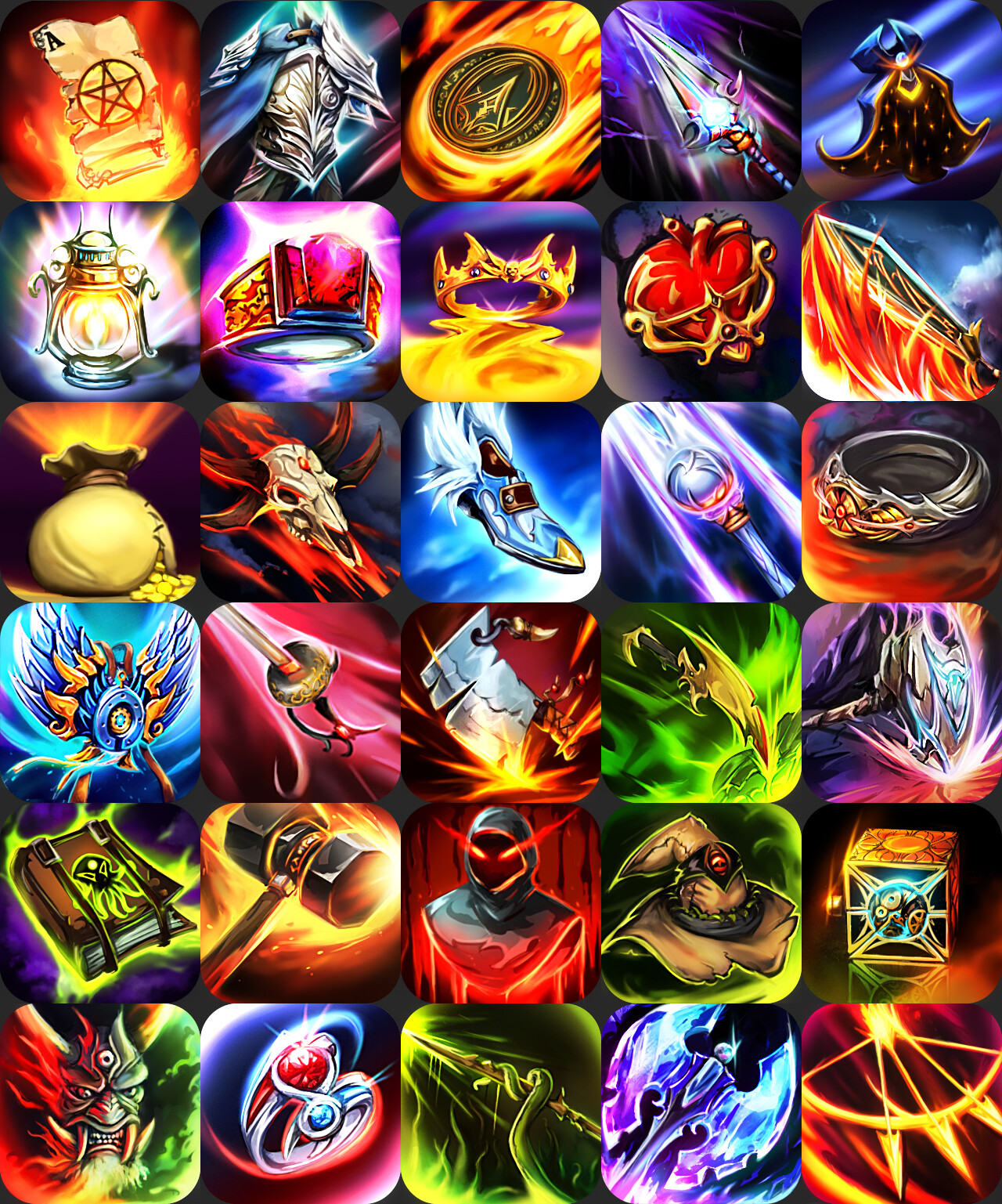 ArtStation - Ironwatch Item Icon Selects