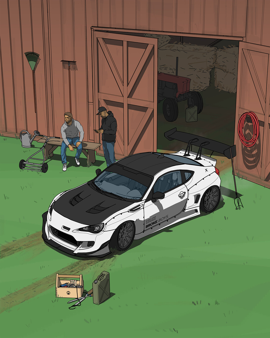 ArtStation - Car event poster