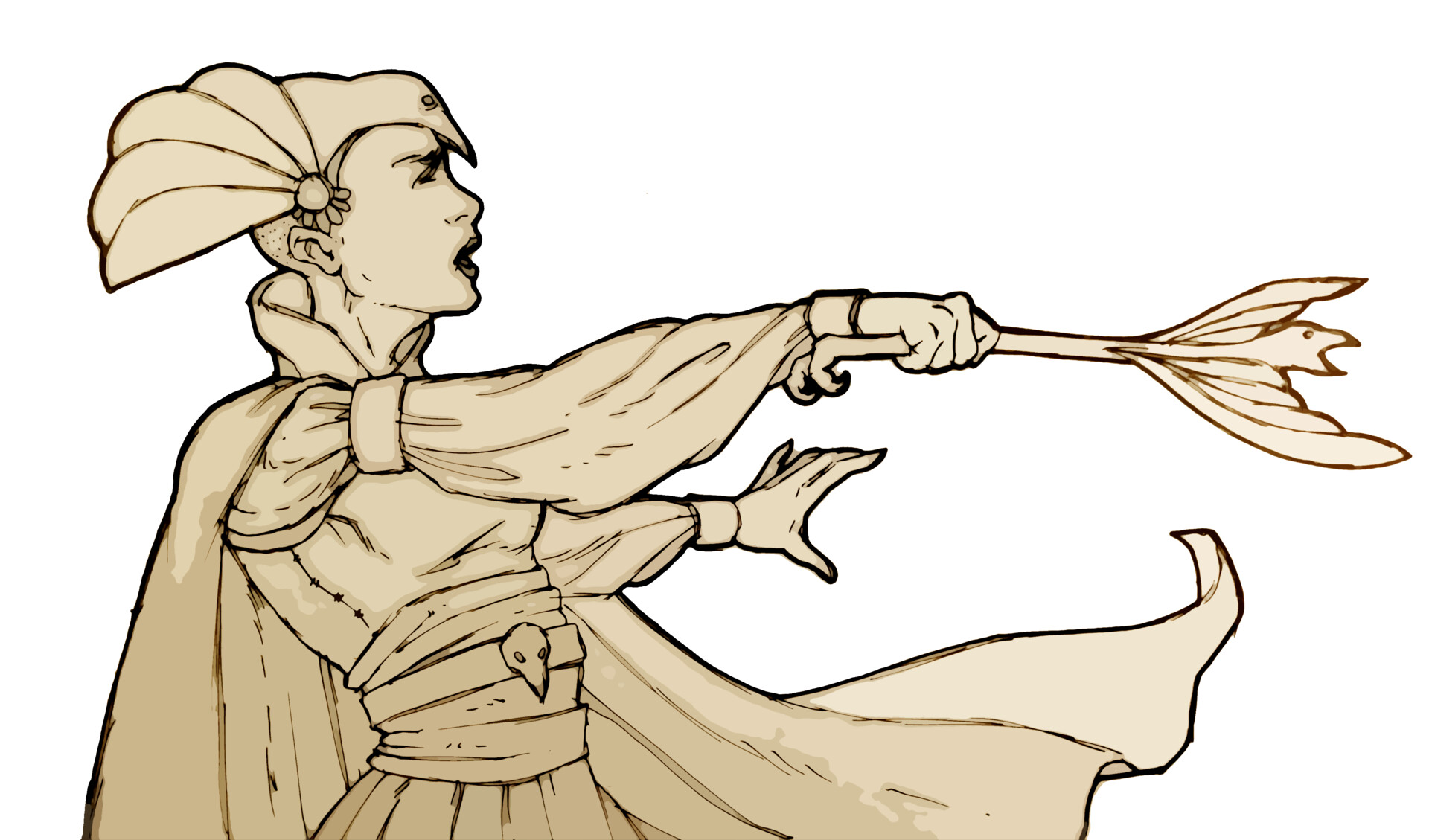 ArtStation - Cleric sketch