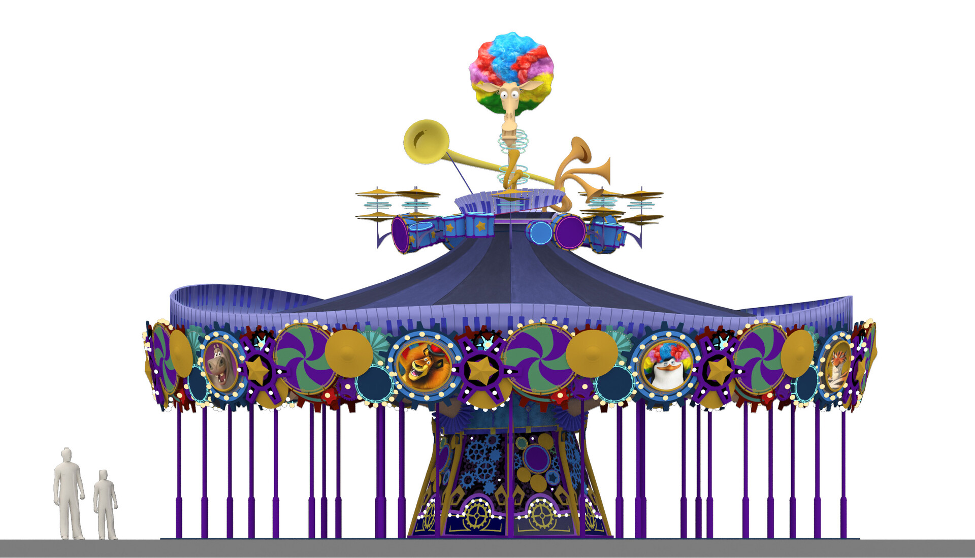 Reid Baker - (2014) Motiongate Theme Park - Madagascar Land