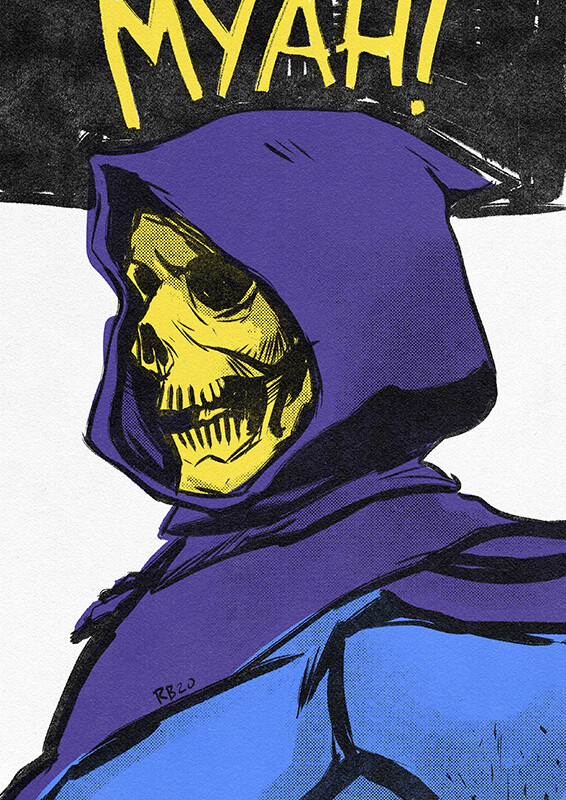 skeletor drawing