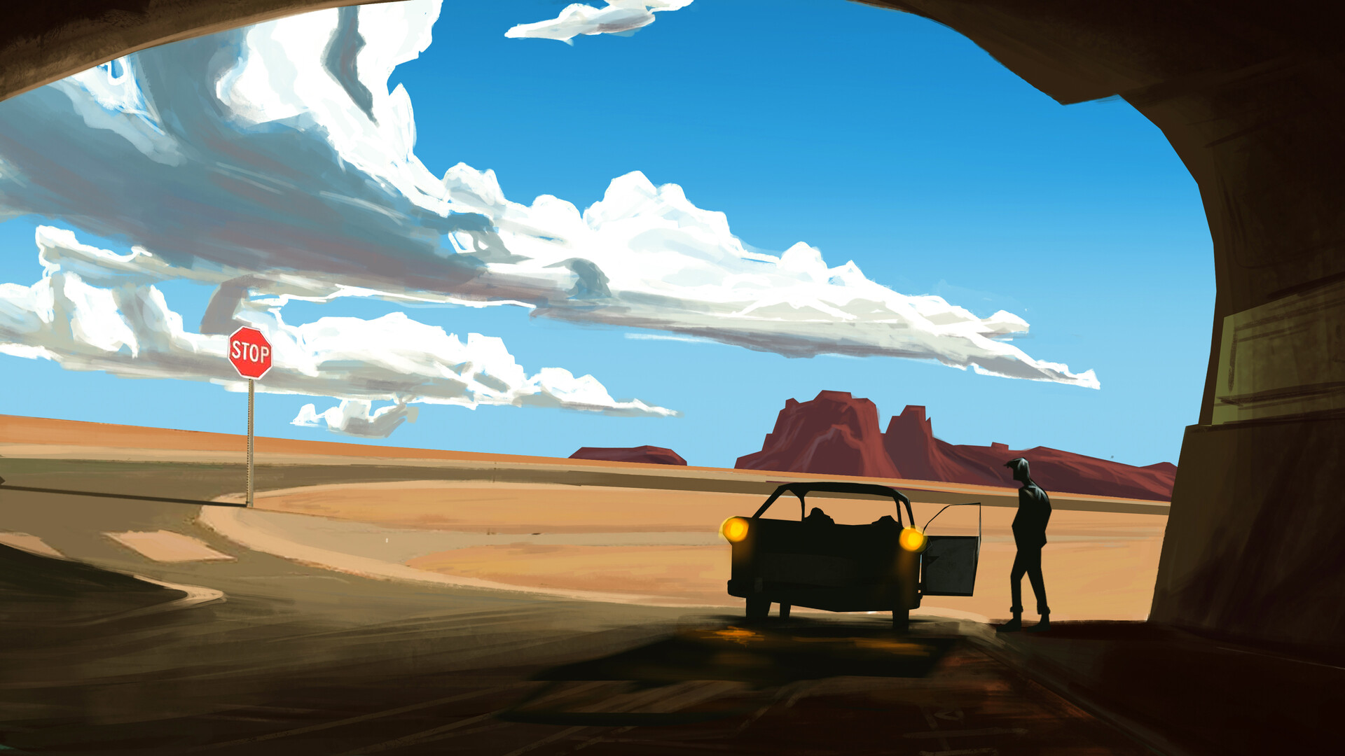 ArtStation - The road