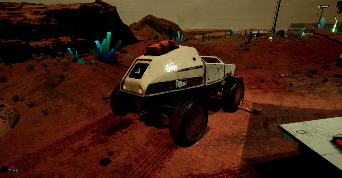 Game Artist and UI/UX Designer - Unearthed -unreal engine cyberpunk