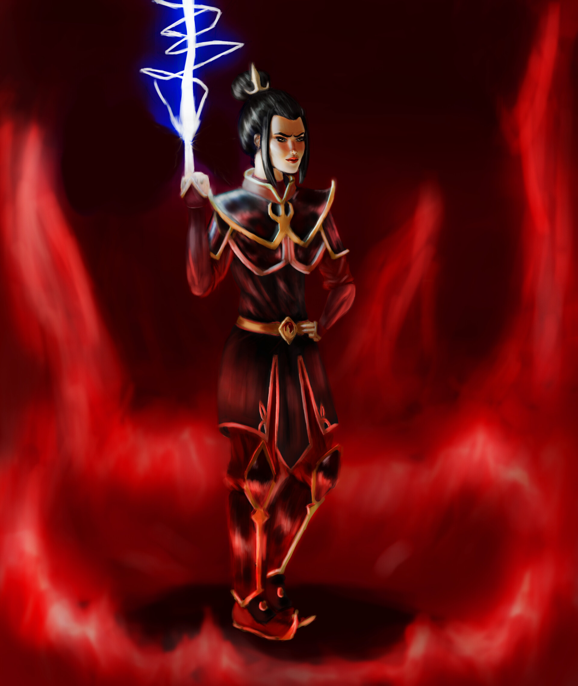 ArtStation - Azula from Avatar the Last airbender