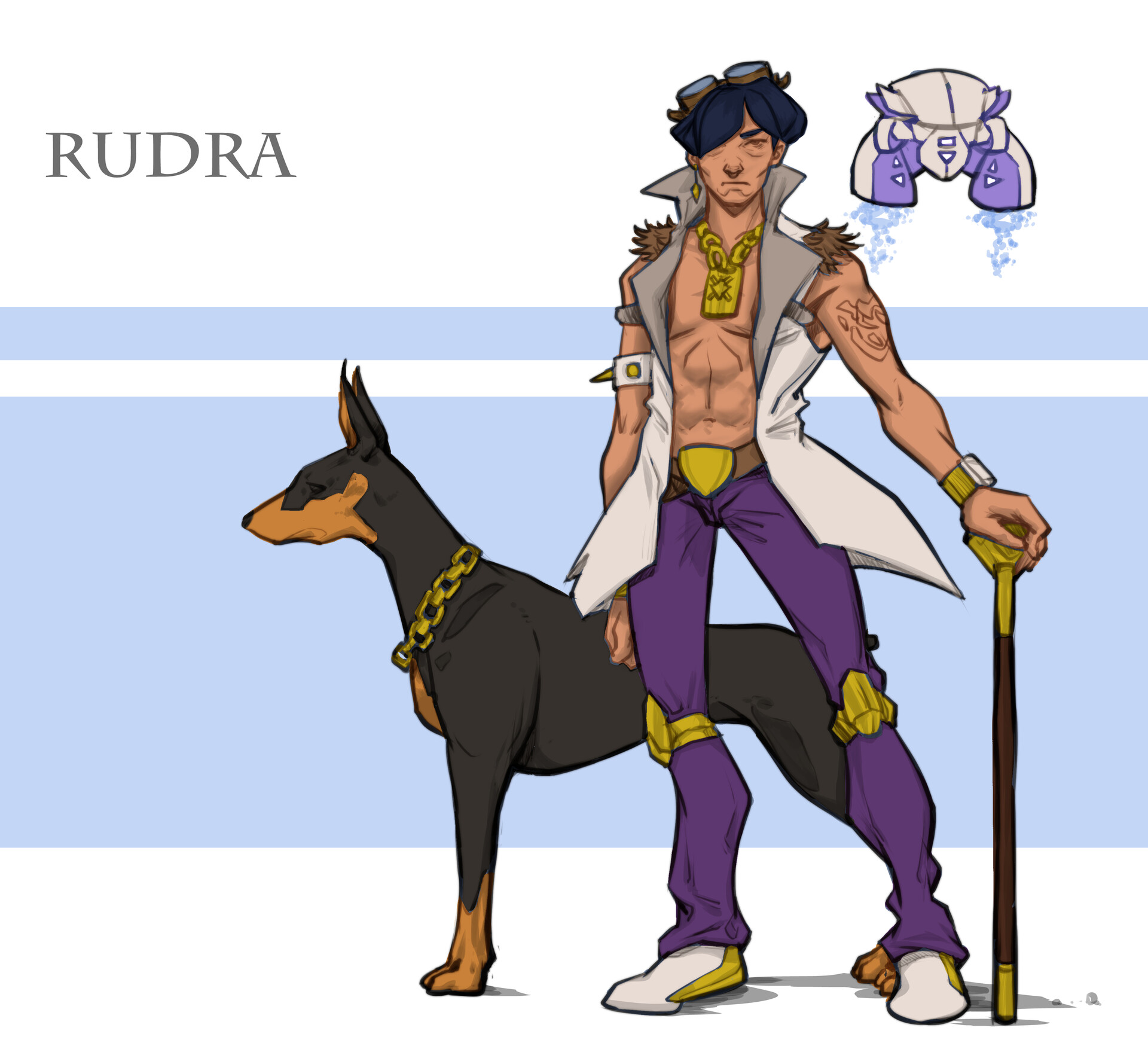 ArtStation - Rudra-Character sheet
