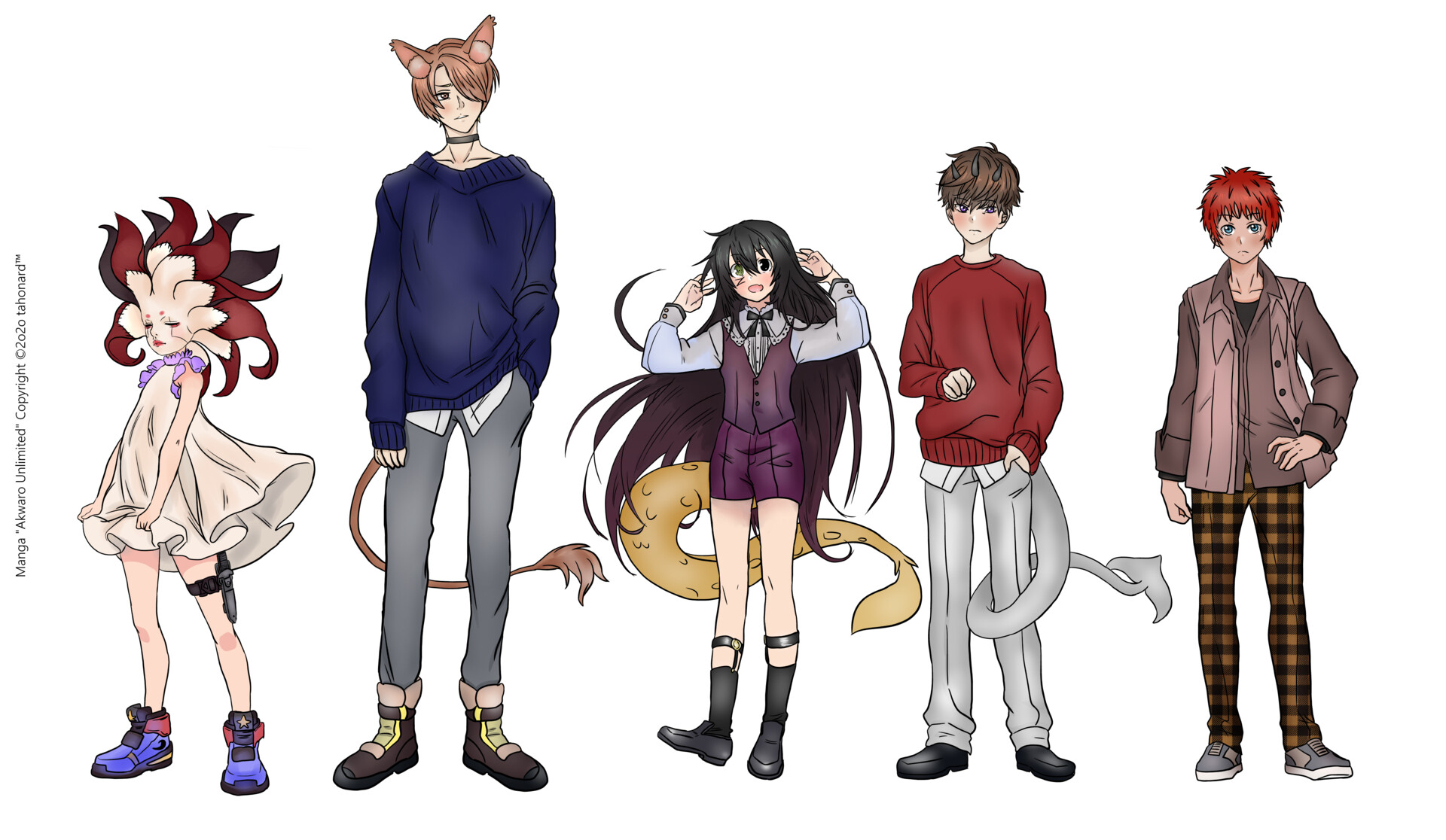 ArtStation - Design characters Akwaro