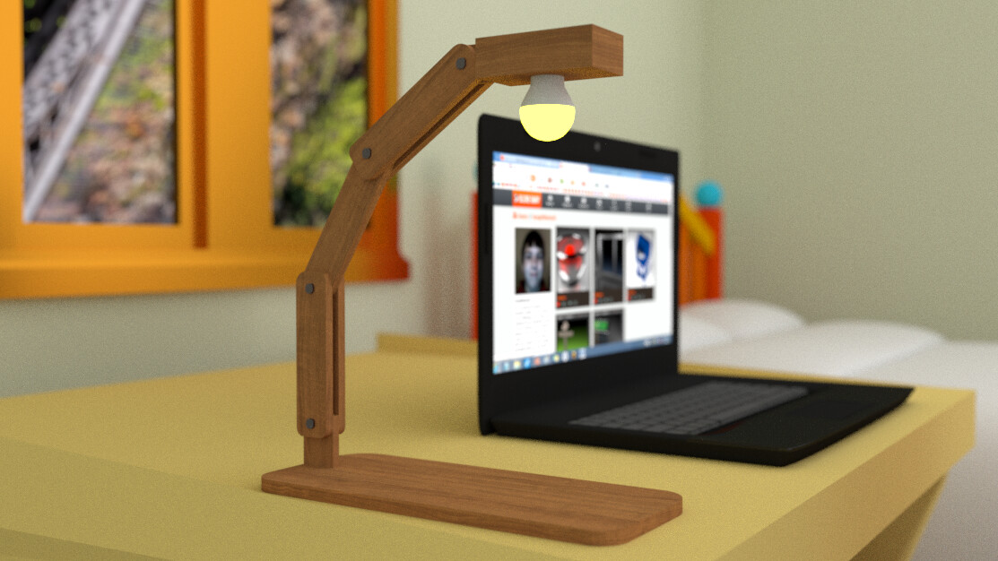 ArtStation - 3D Lamp Hand