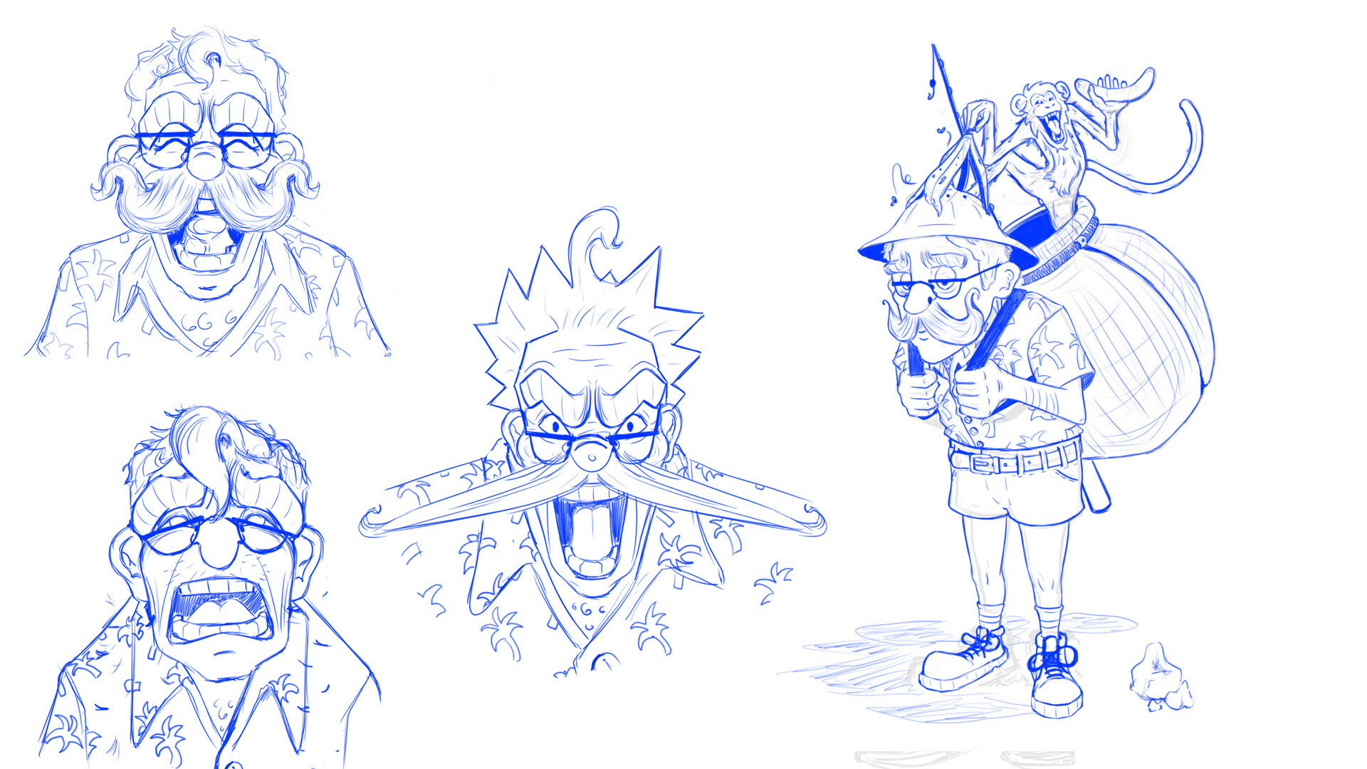 ArtStation - Some expressions of a WIP character