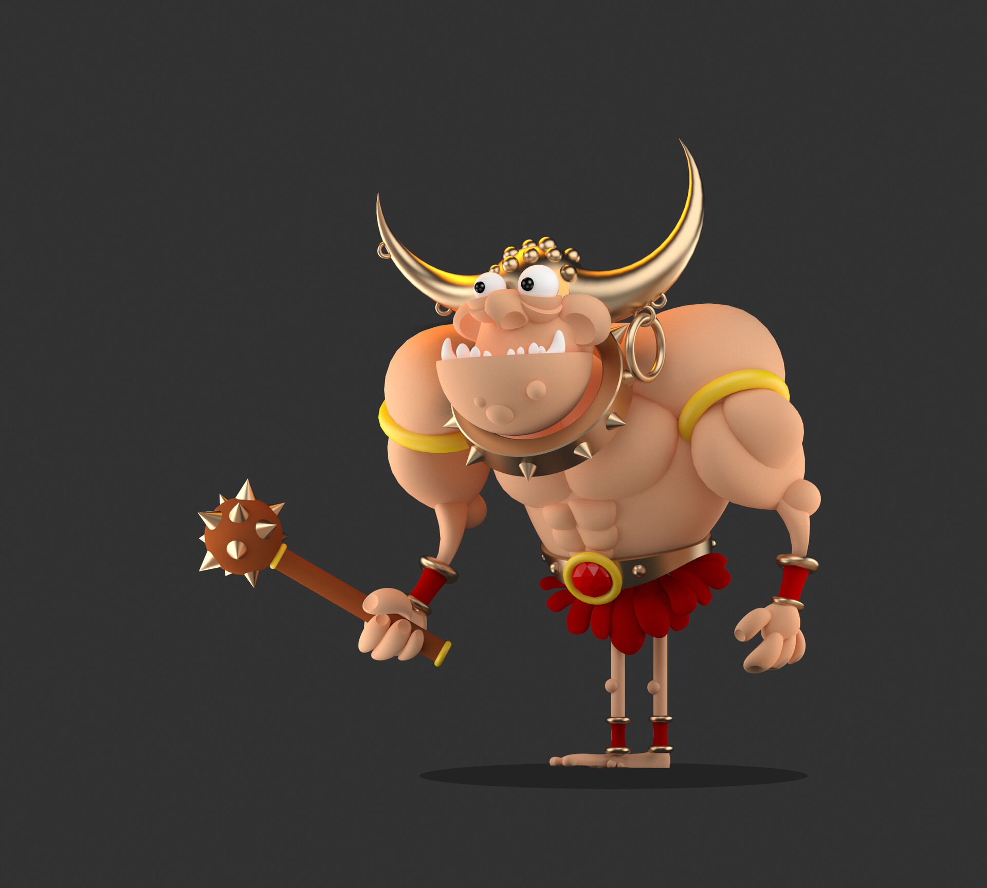 ArtStation - Three-dimensional character for a computer game