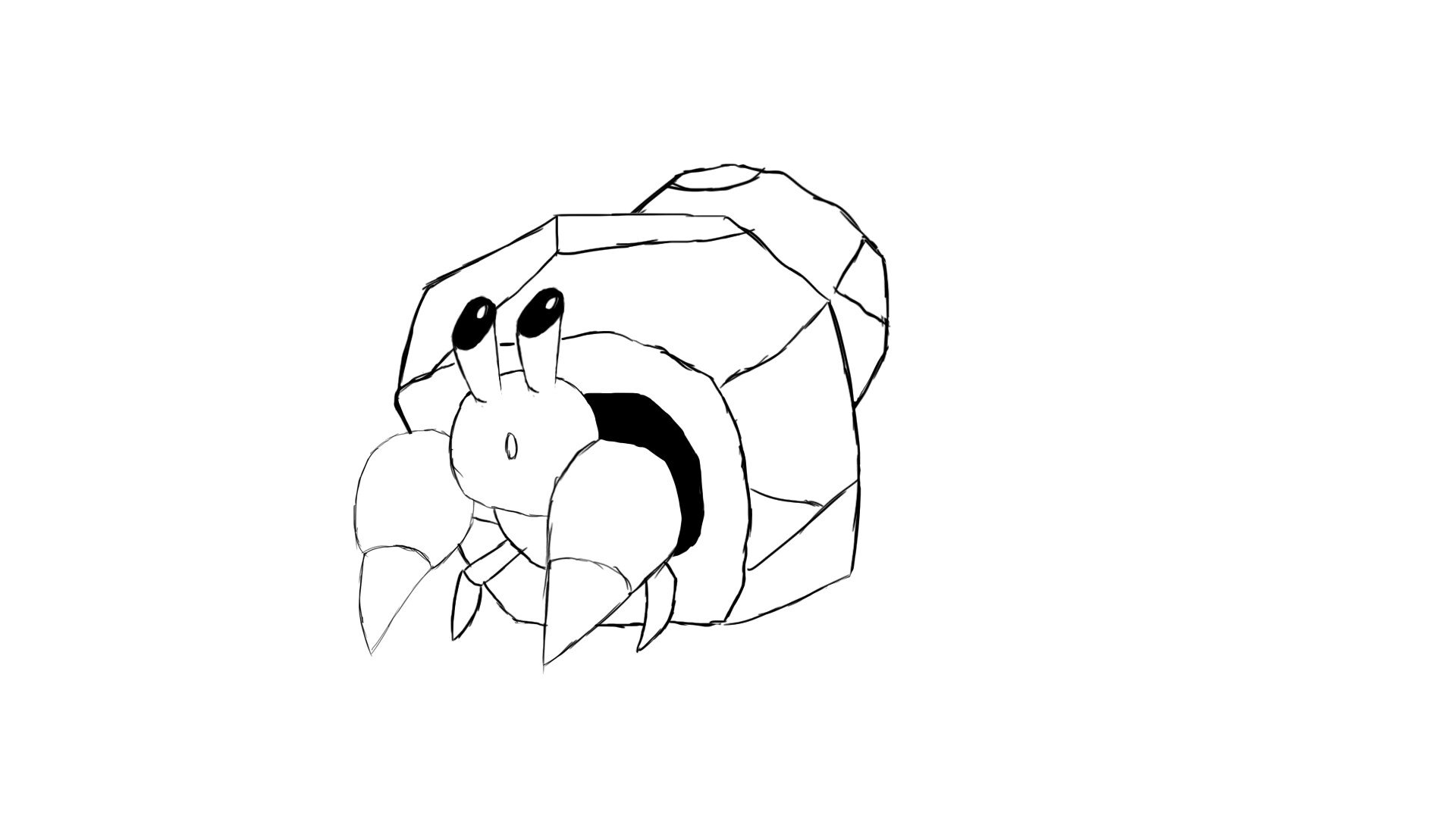 ArtStation - Pokemon Dwebble