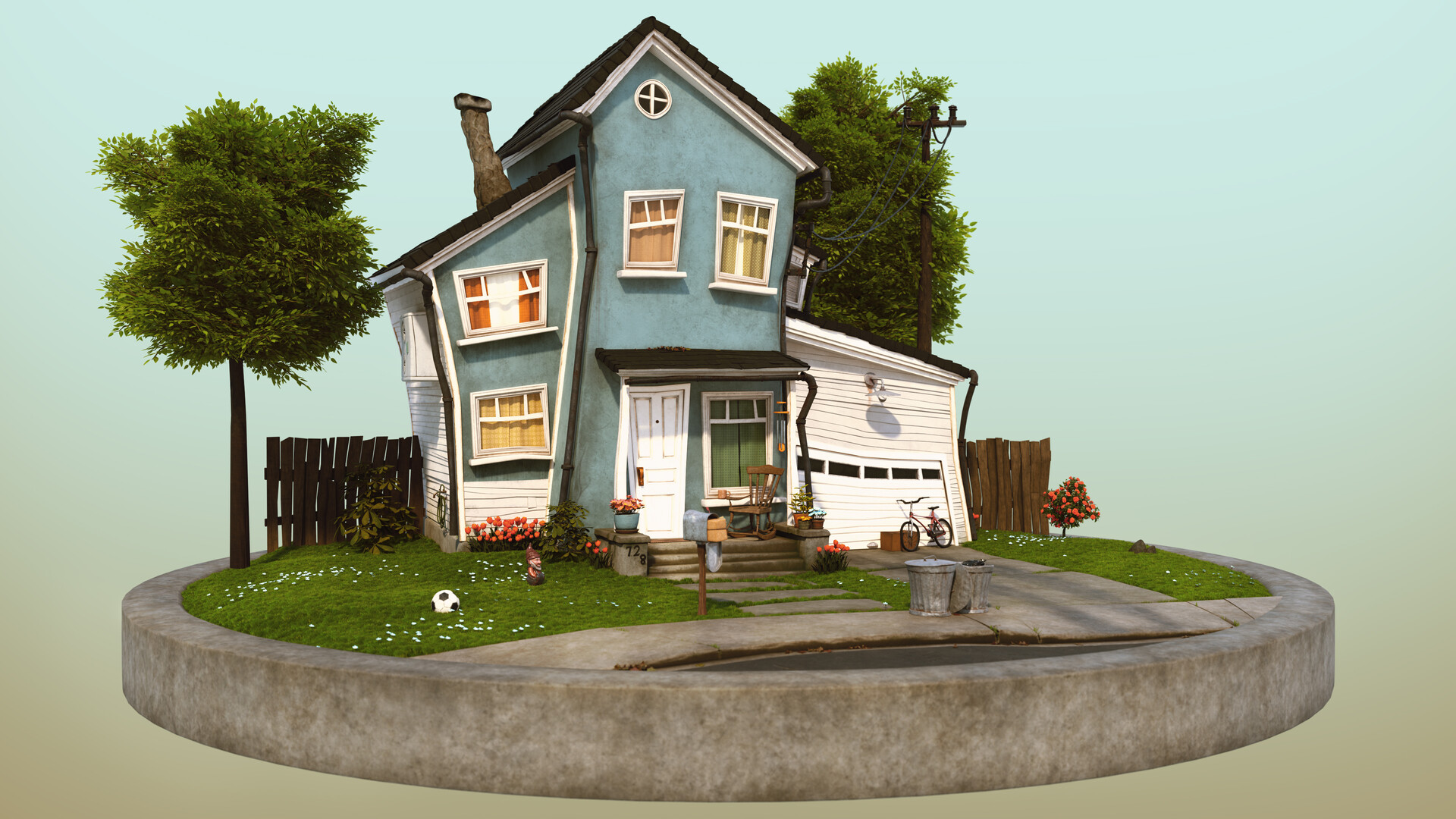 ArtStation - Suburban House