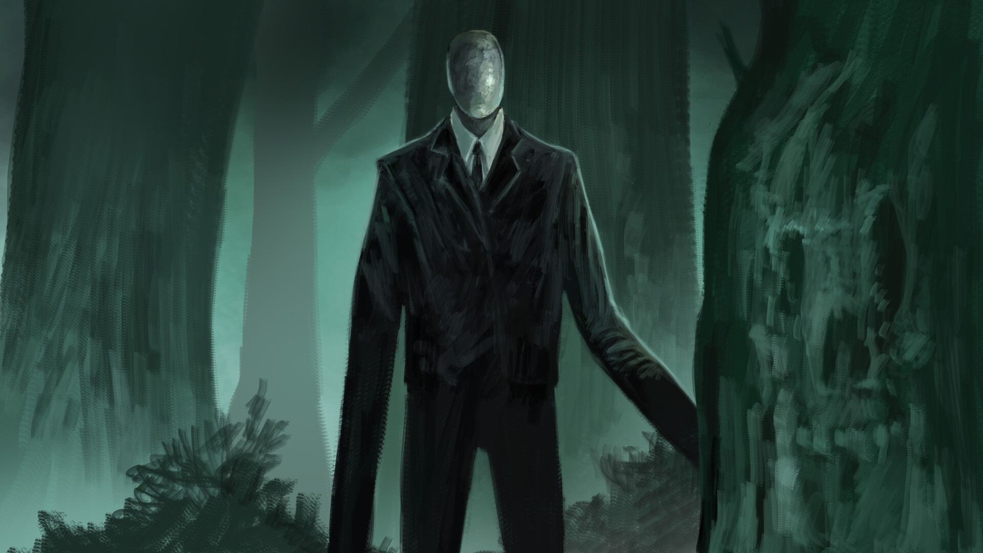 slenderman up close