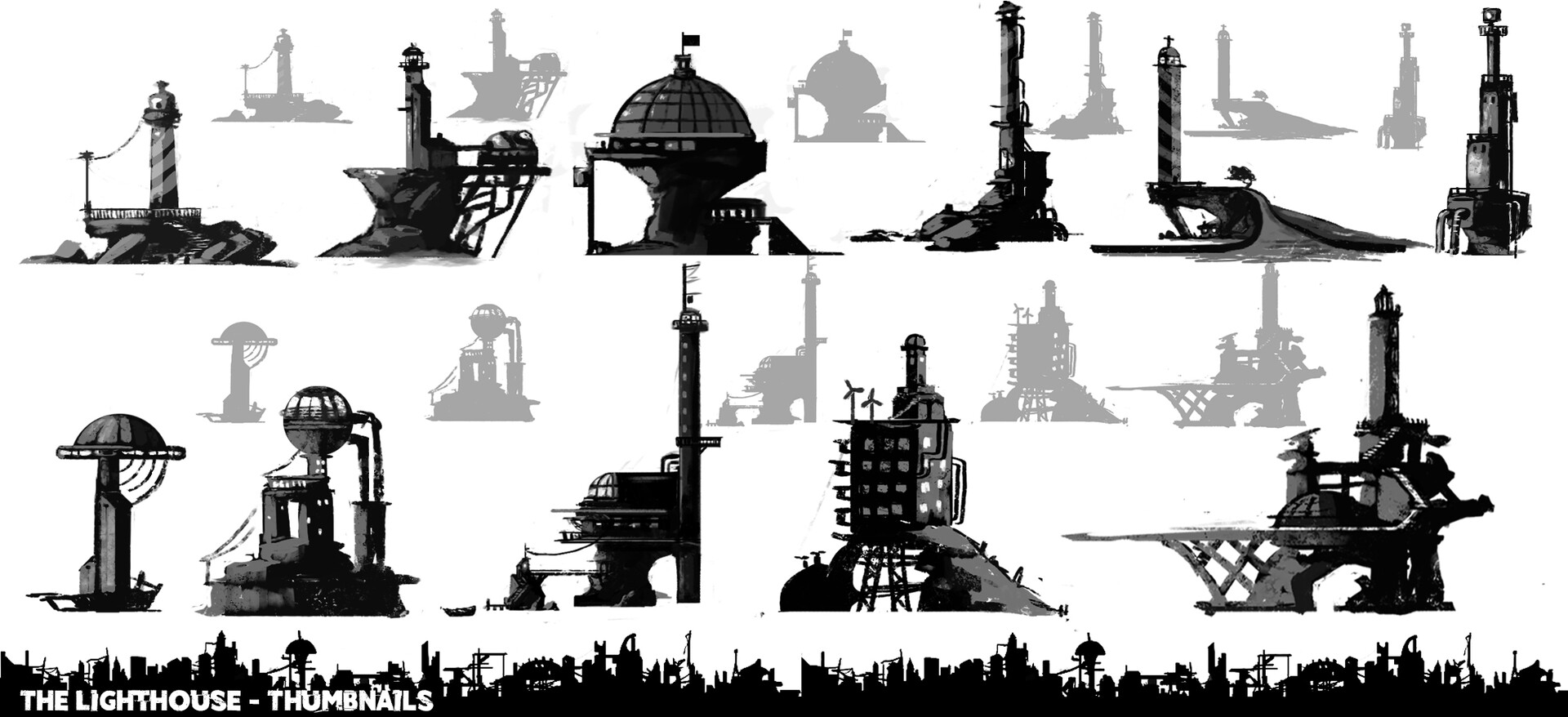 ArtStation - The Lighthouse Thumbnails