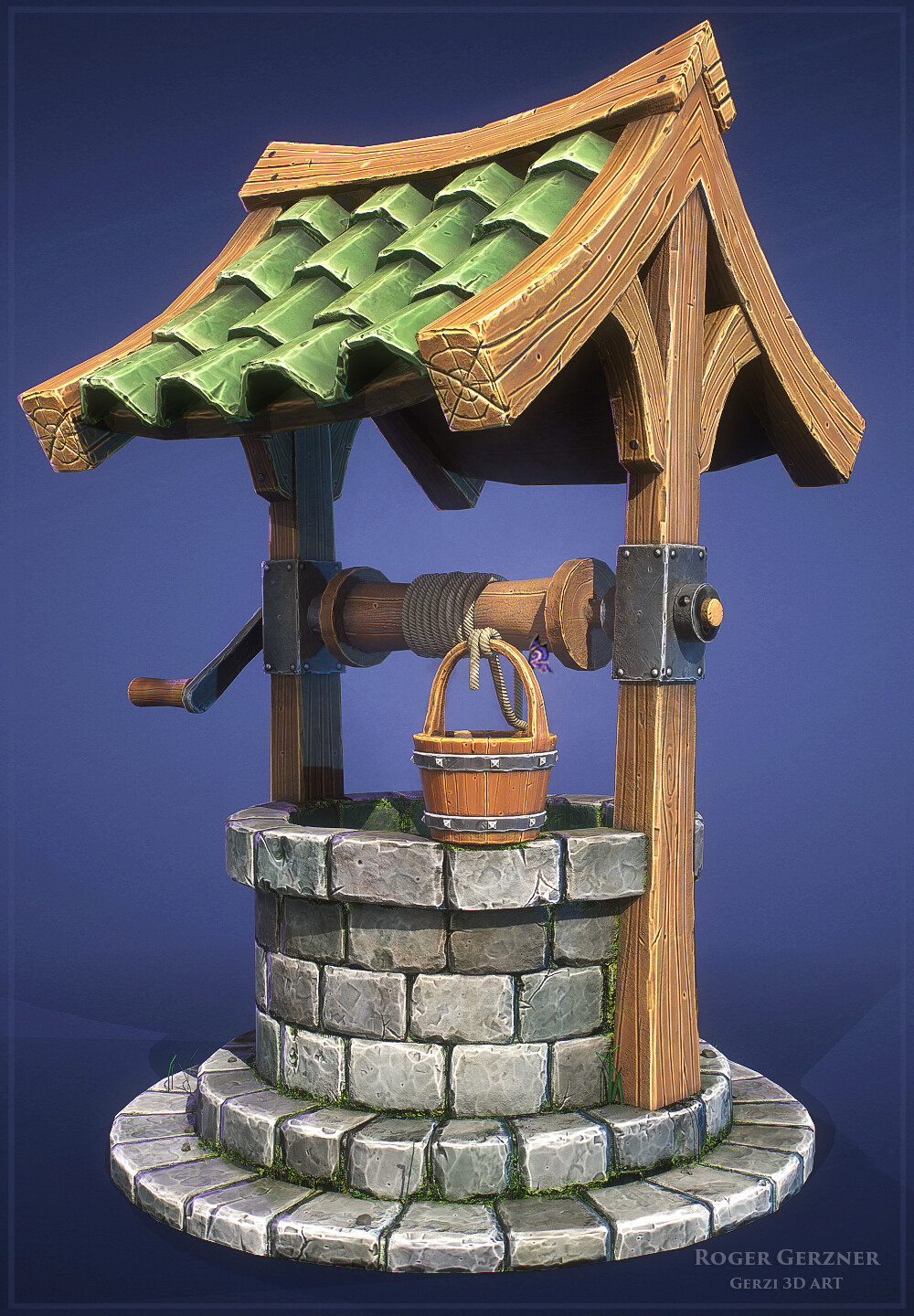 Roger Gerzner - Stylized Wishing Well